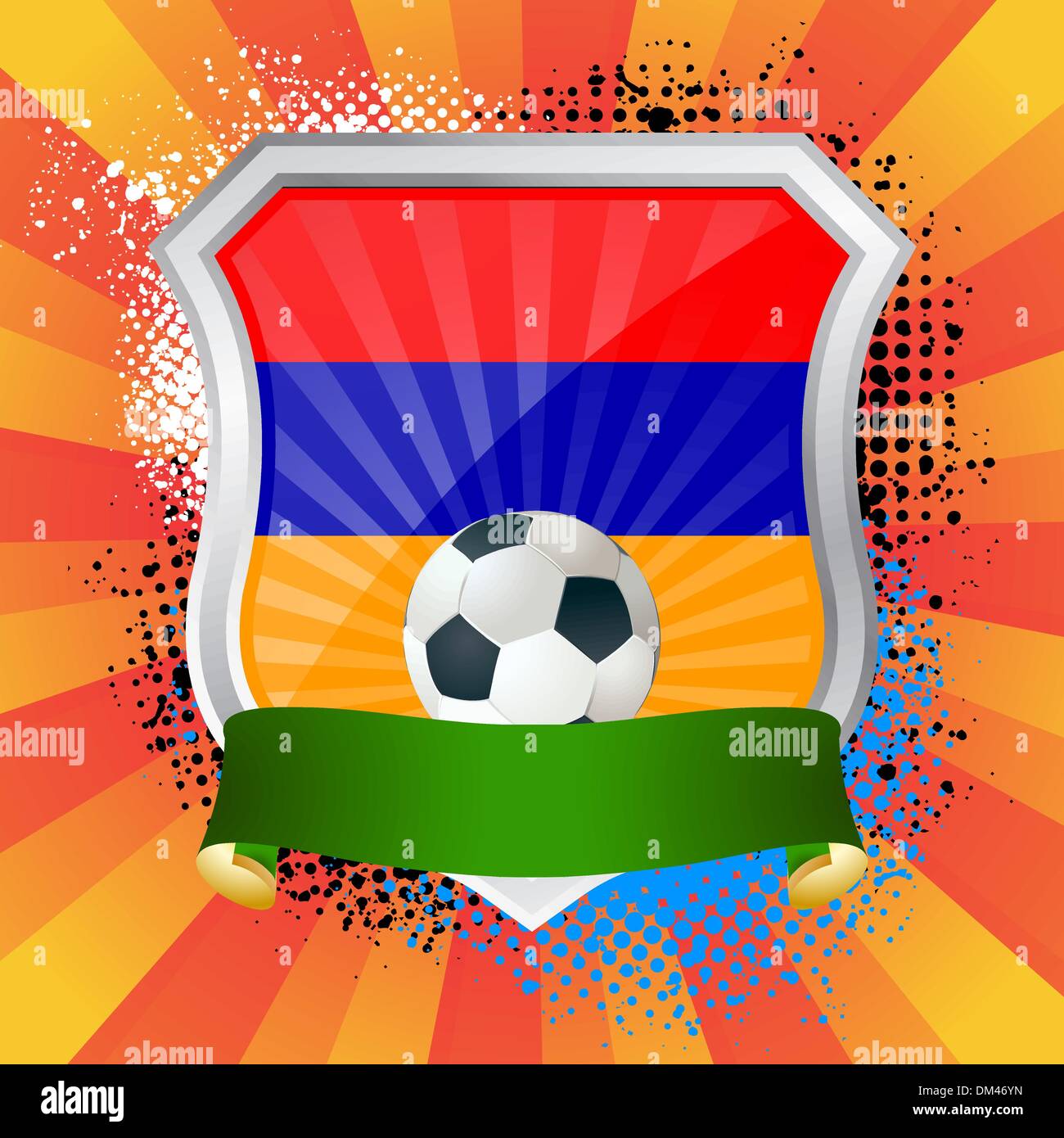 Armenia flag on abstract Stock Vector Images - Alamy