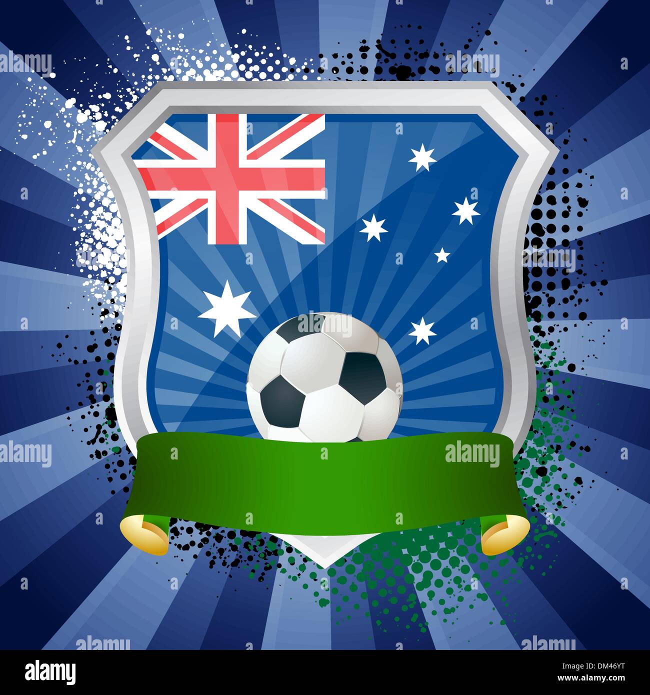 Shield with flag of Australia Stock Vector Image & Art - Alamy