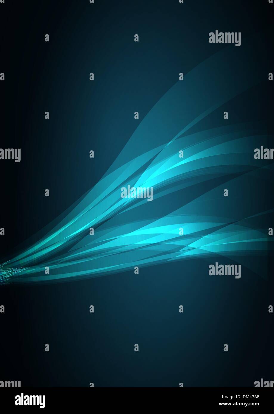 Blue glowing light electricity Stock Vector Images - Alamy