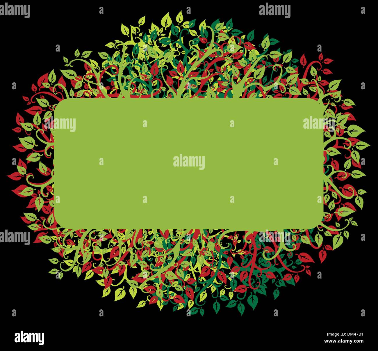 vector floral fantasy illustration Stock Vector Image & Art - Alamy