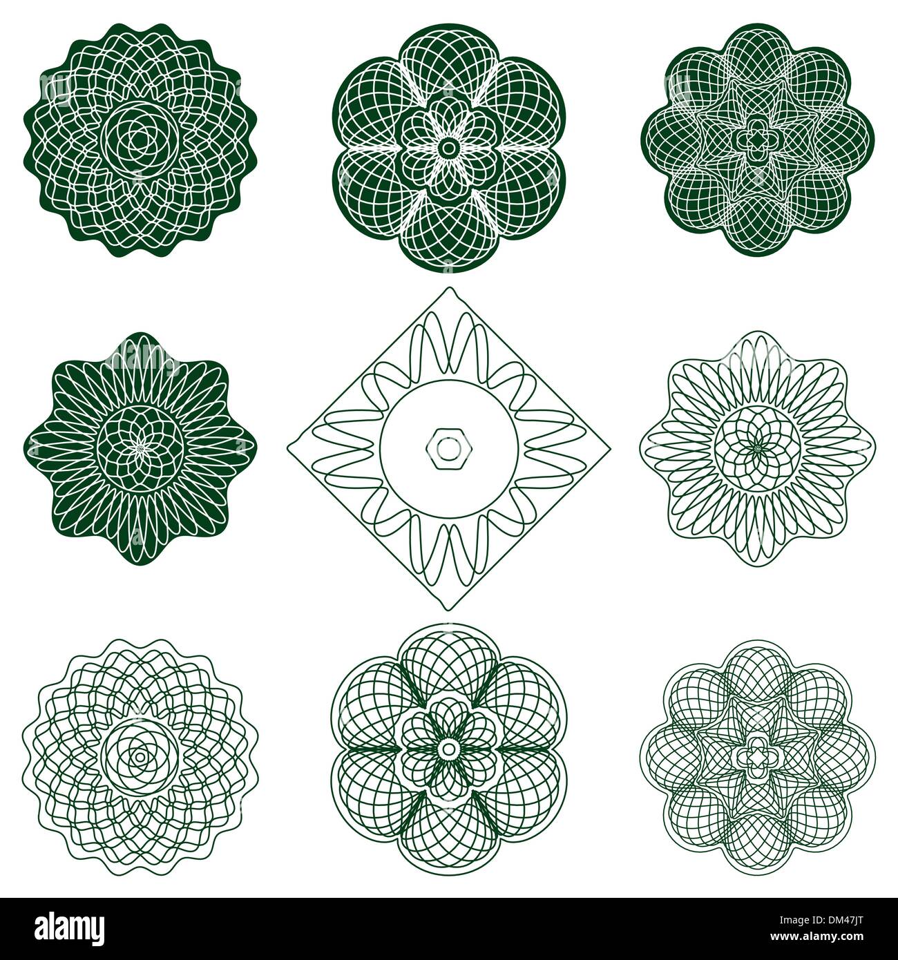 Vector guilloche pattern for currency hi-res stock photography and ...