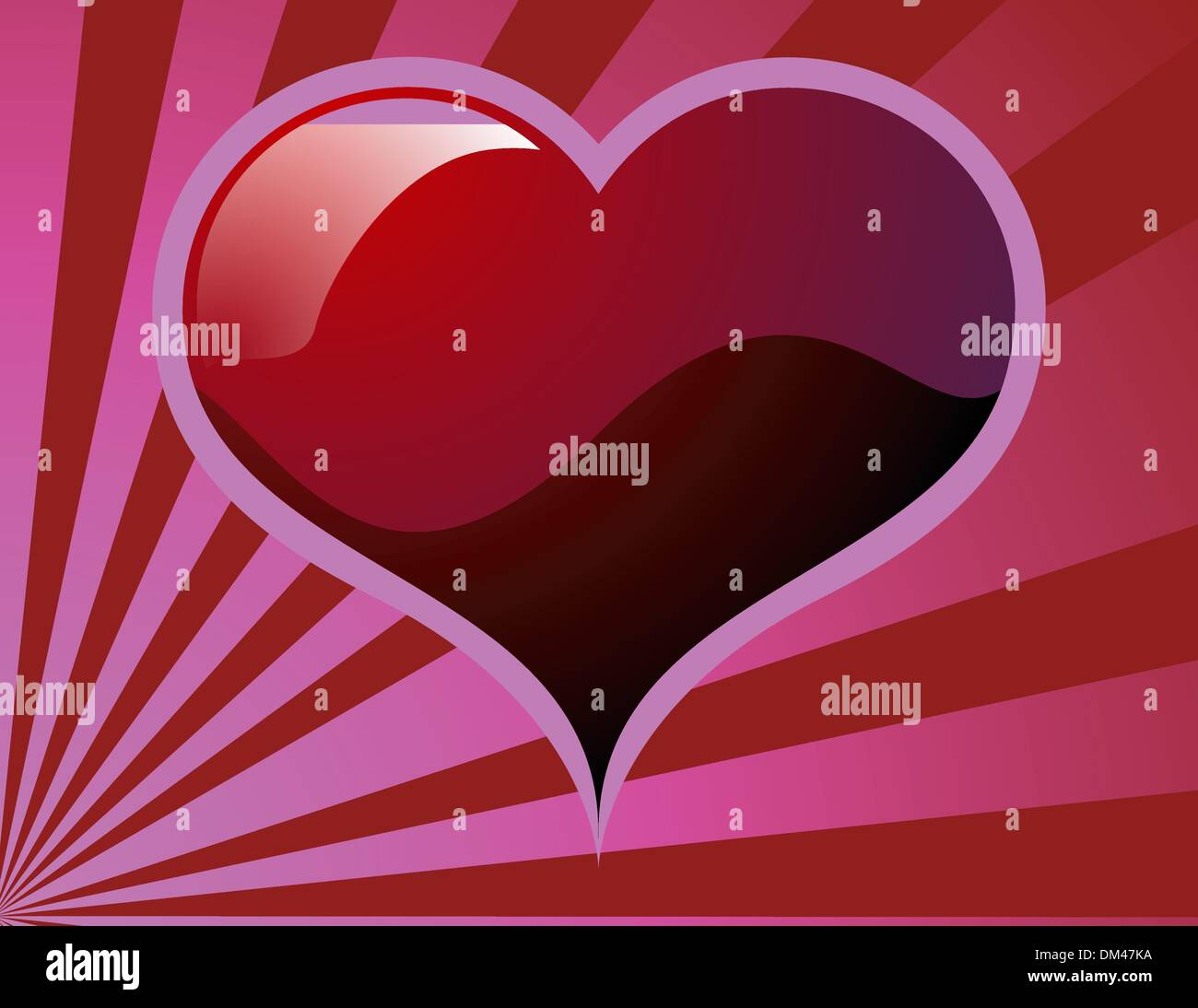 Perfect heart Stock Vector Images - Alamy
