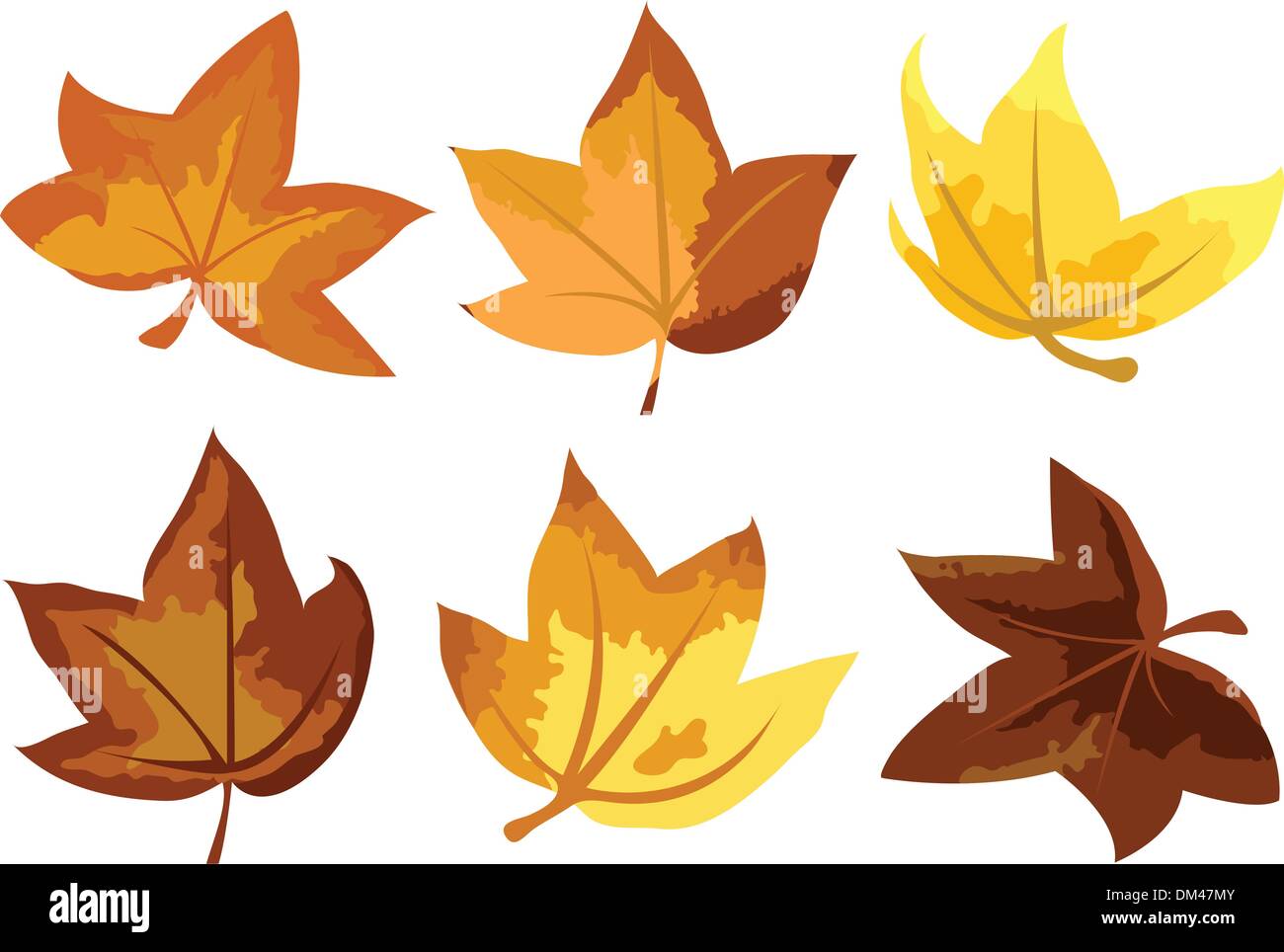 Fake tree leaves Stock Vector Images - Alamy