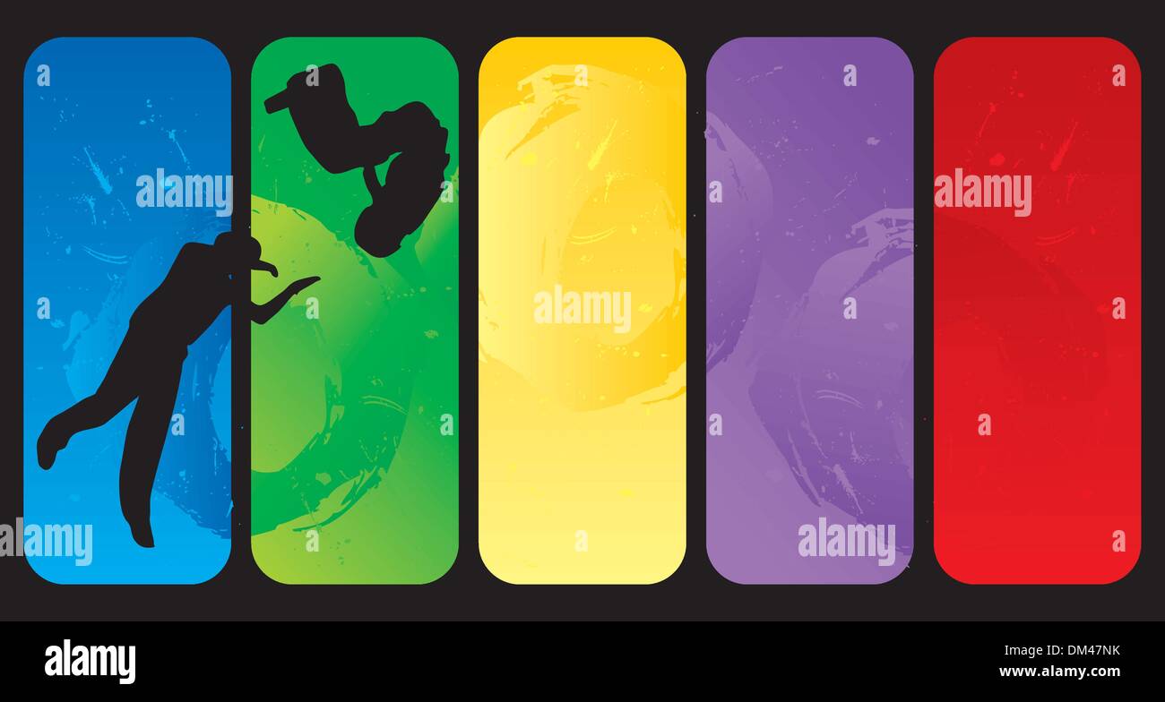 Jumping board Stock Vector Images - Alamy