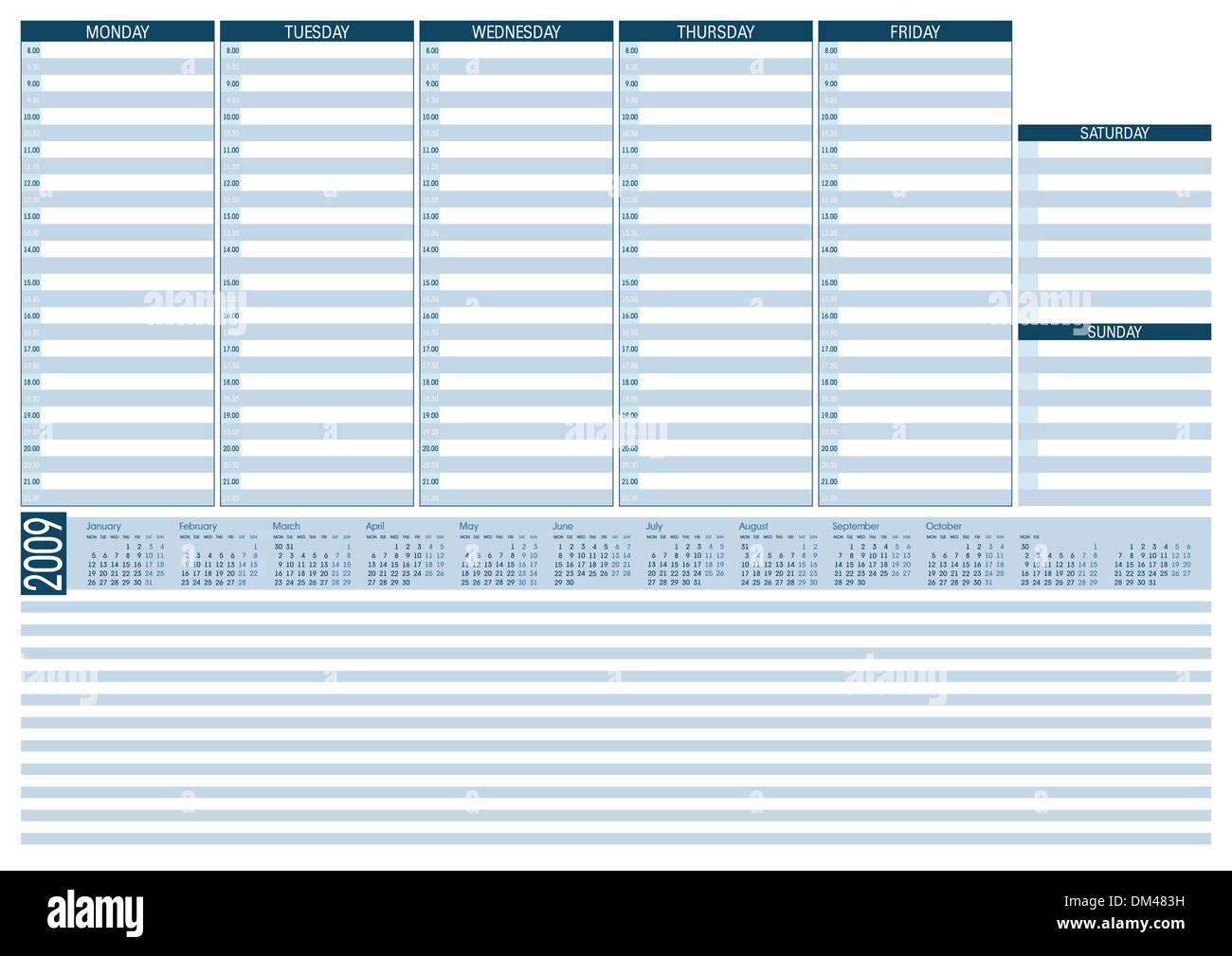 Planning calendar hi-res stock photography and images - Alamy