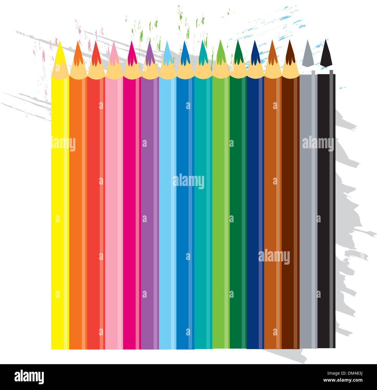 Coloring materials Stock Vector Images - Alamy
