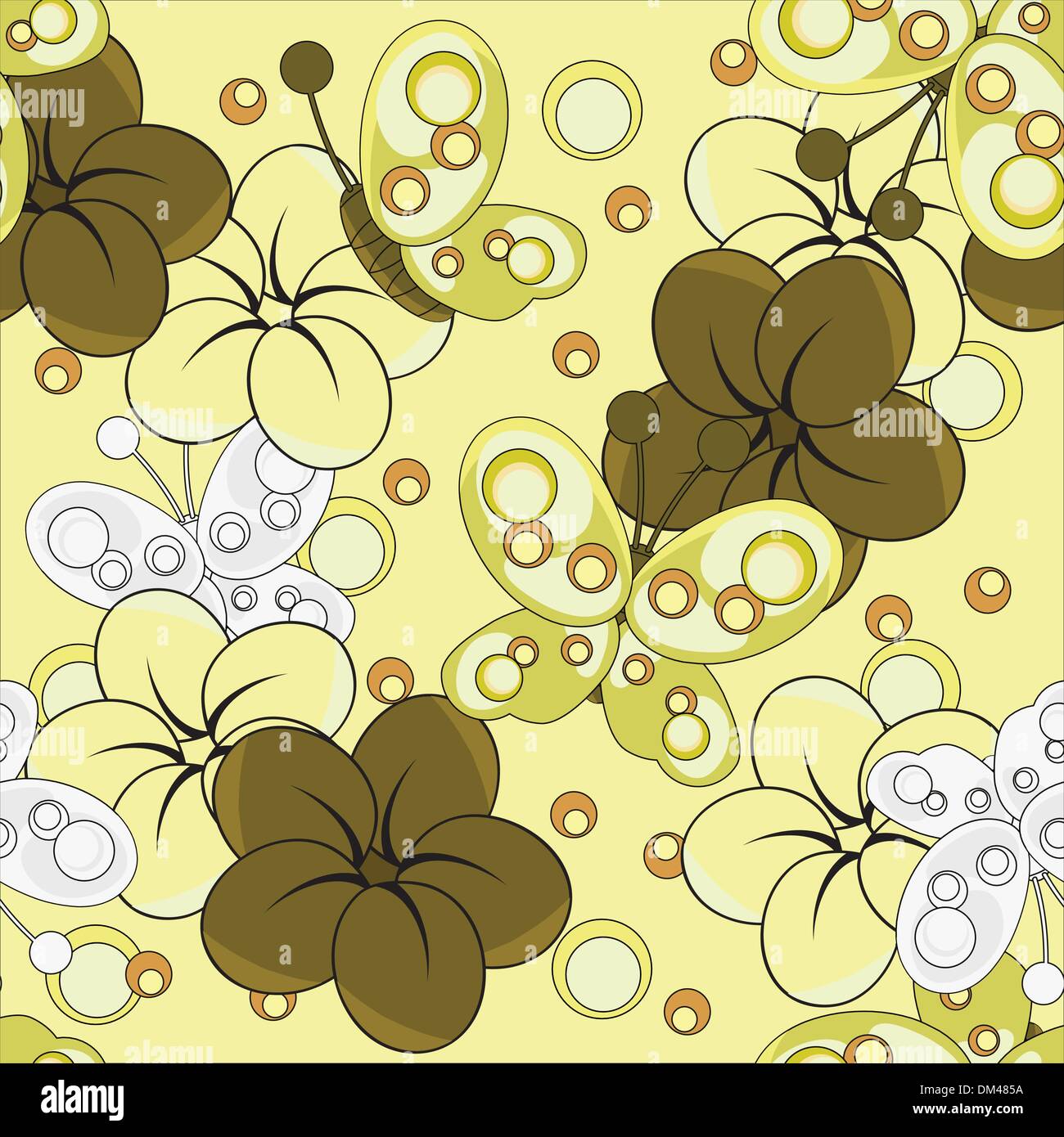seamless floral design Stock Vector Image & Art - Alamy