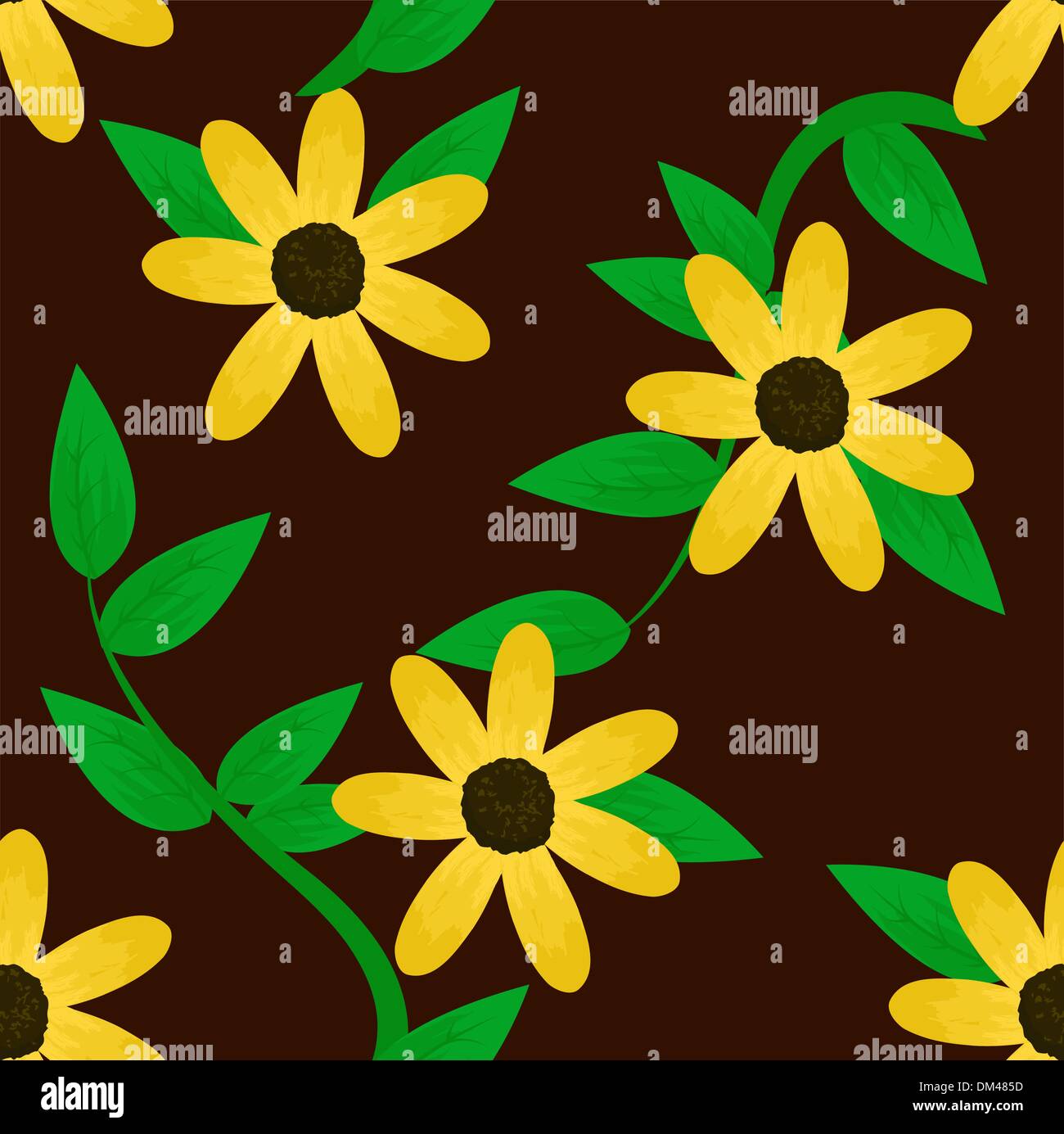 seamless floral design Stock Vector Image & Art - Alamy