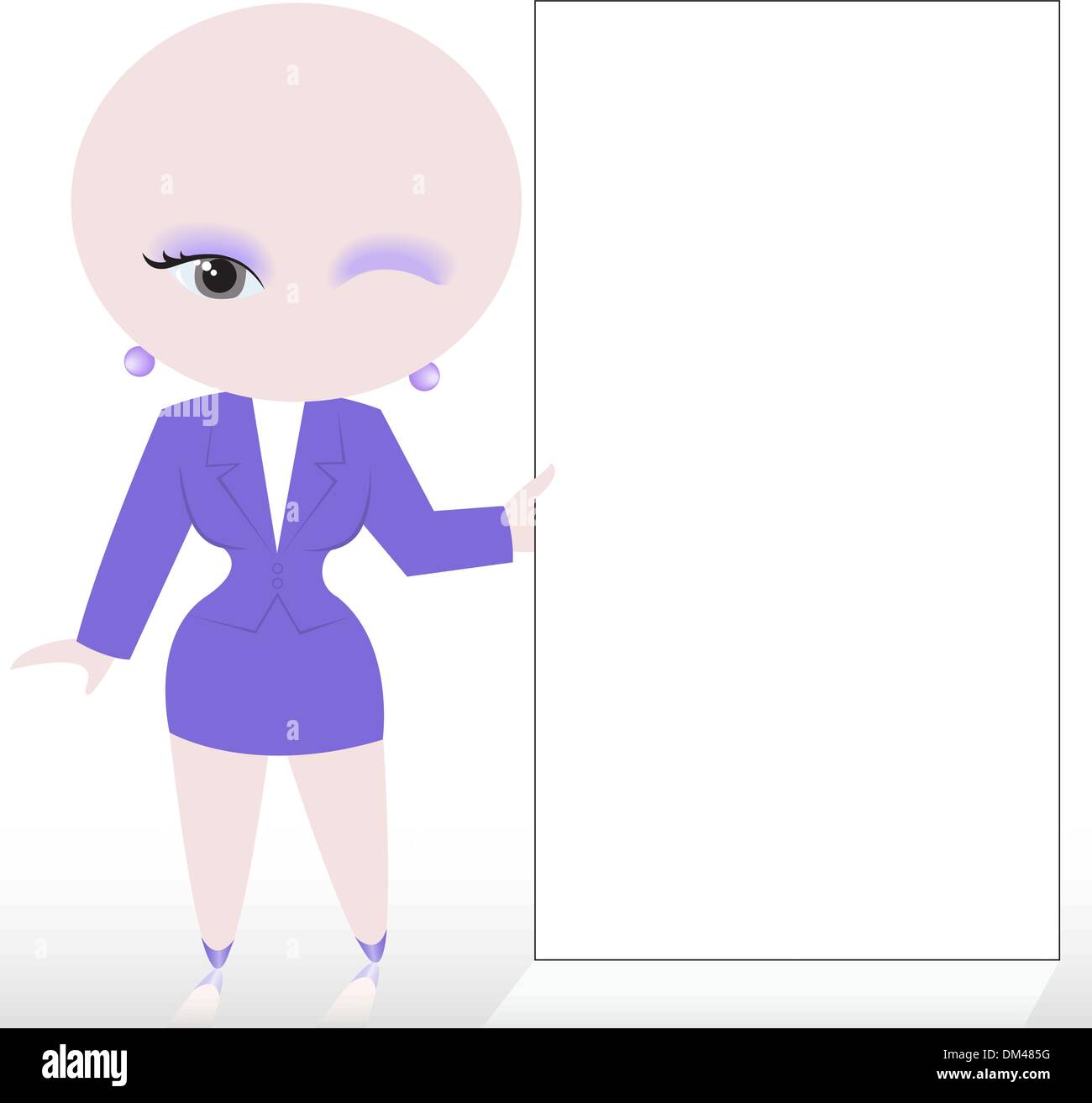 Girl in suit Stock Vector Images - Alamy