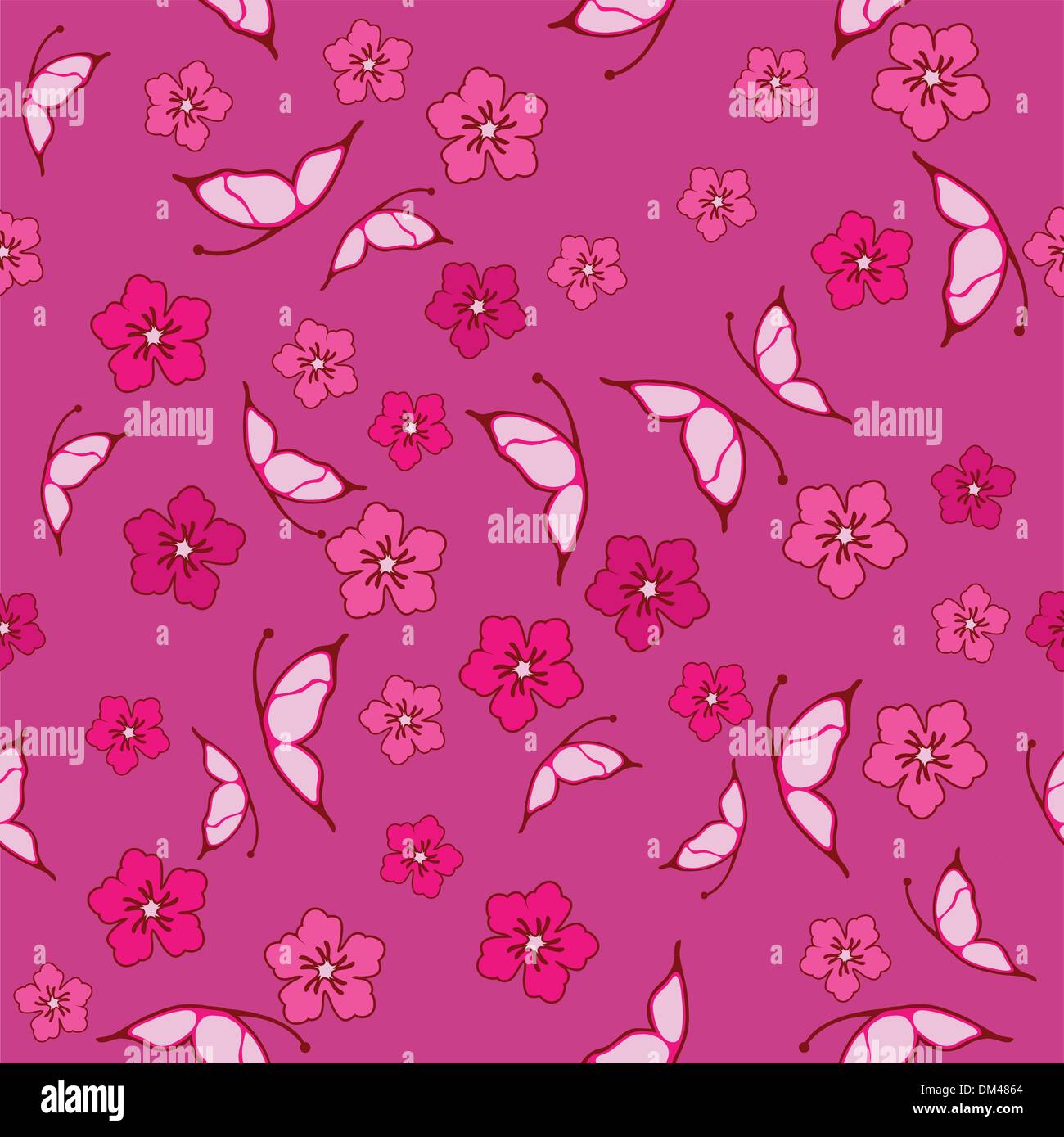 seamless floral design Stock Vector Image & Art - Alamy