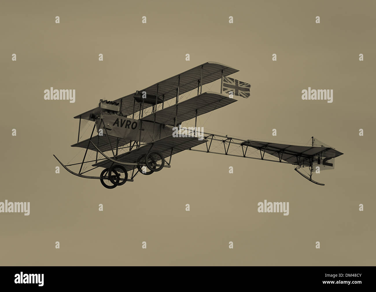 Avro Triplane,that featured in the film'Those magnificent men and their ...