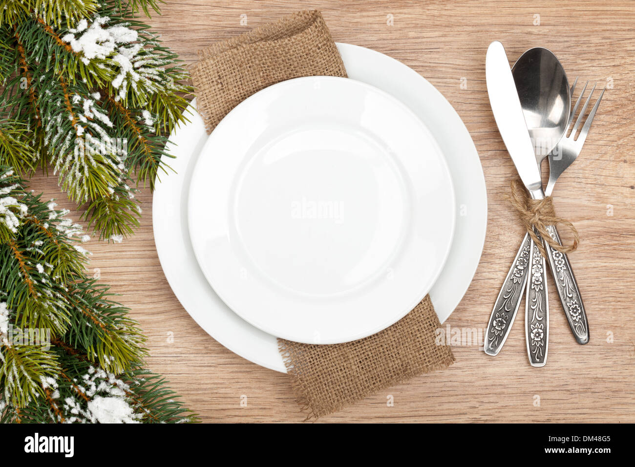 Plate and silverware hi-res stock photography and images - Alamy