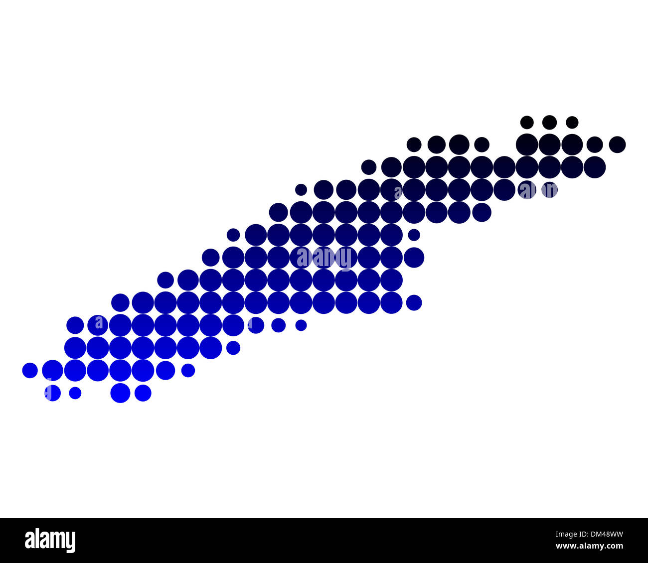 Map of Hydra Stock Photo - Alamy