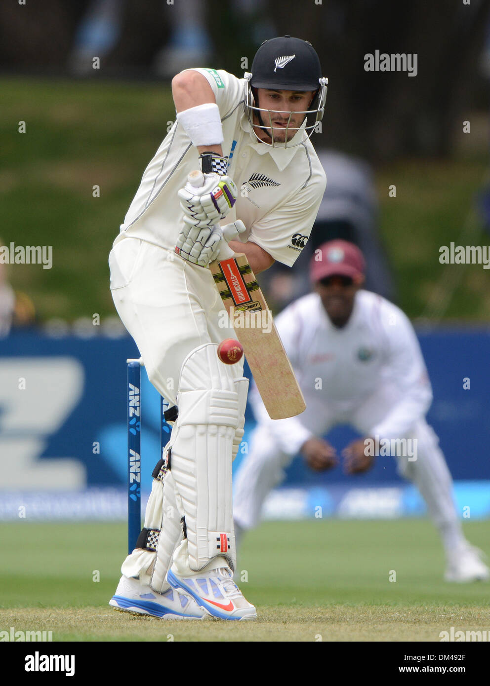 Wellington, New Zealand. 11th Dec, 2013. Hamish Rutherford batting on ...