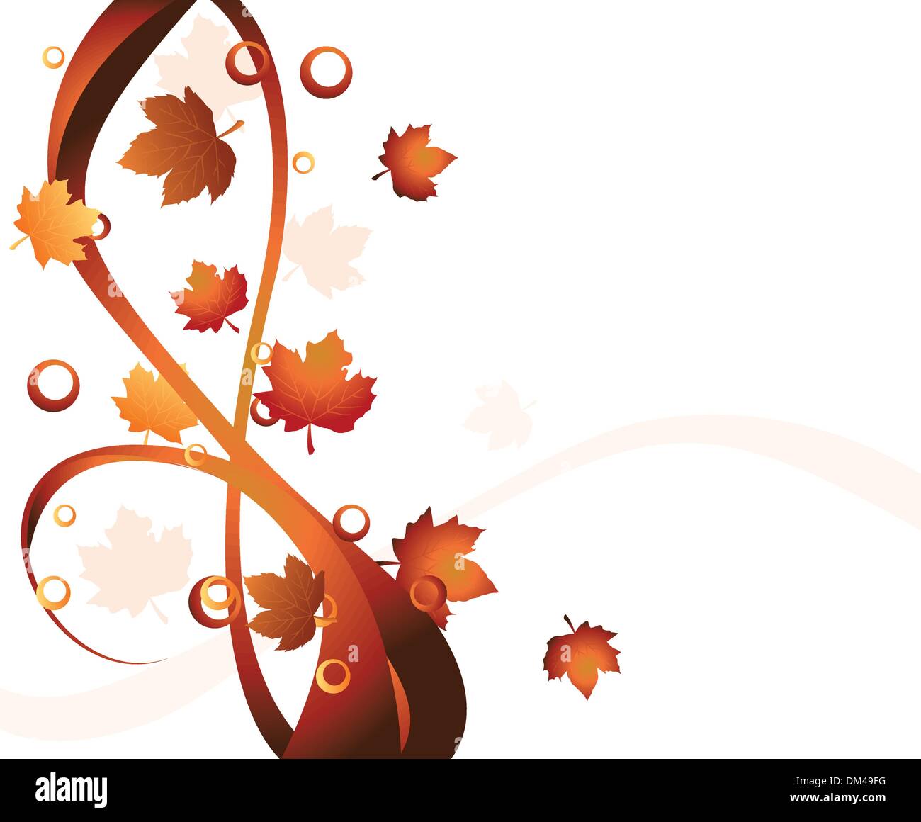 Background for fall themes Stock Vector Images - Alamy