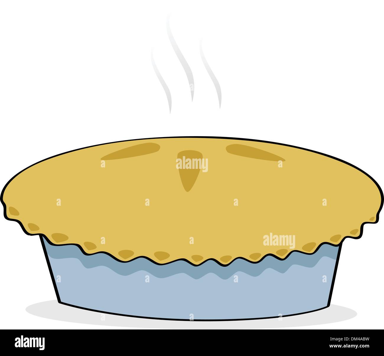 Hot cartoon pie fresh Stock Vector Images - Alamy