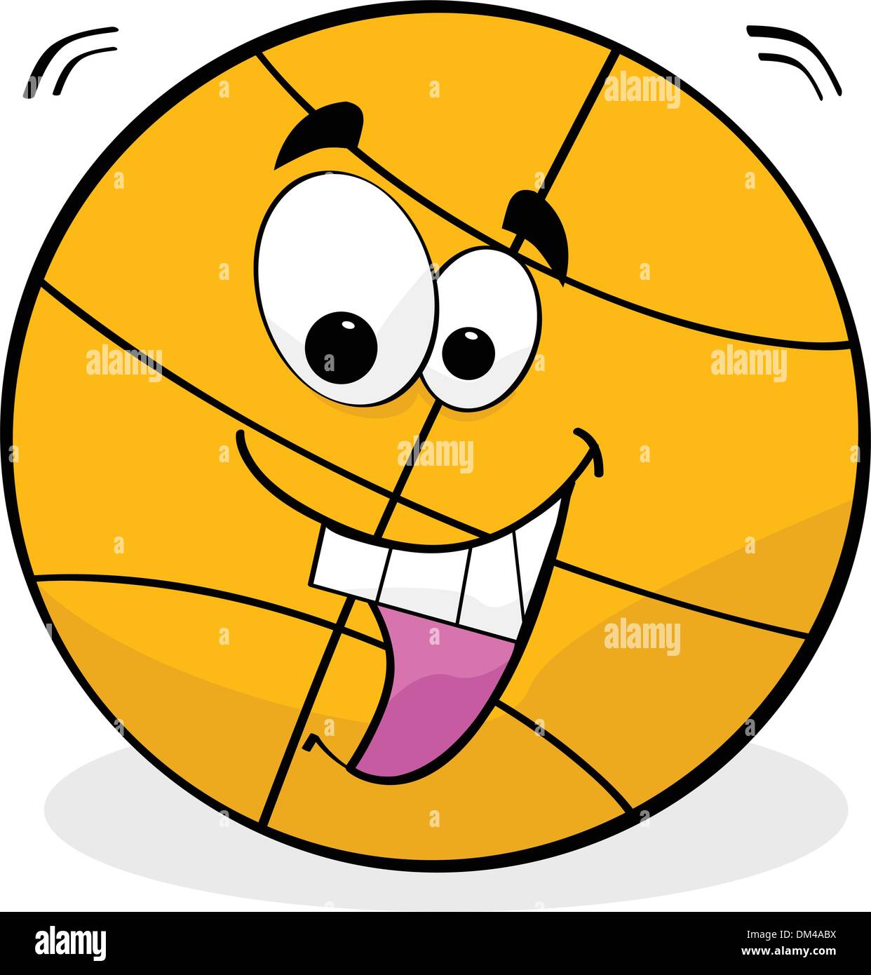 Cartoon basketball Stock Vector Images - Alamy
