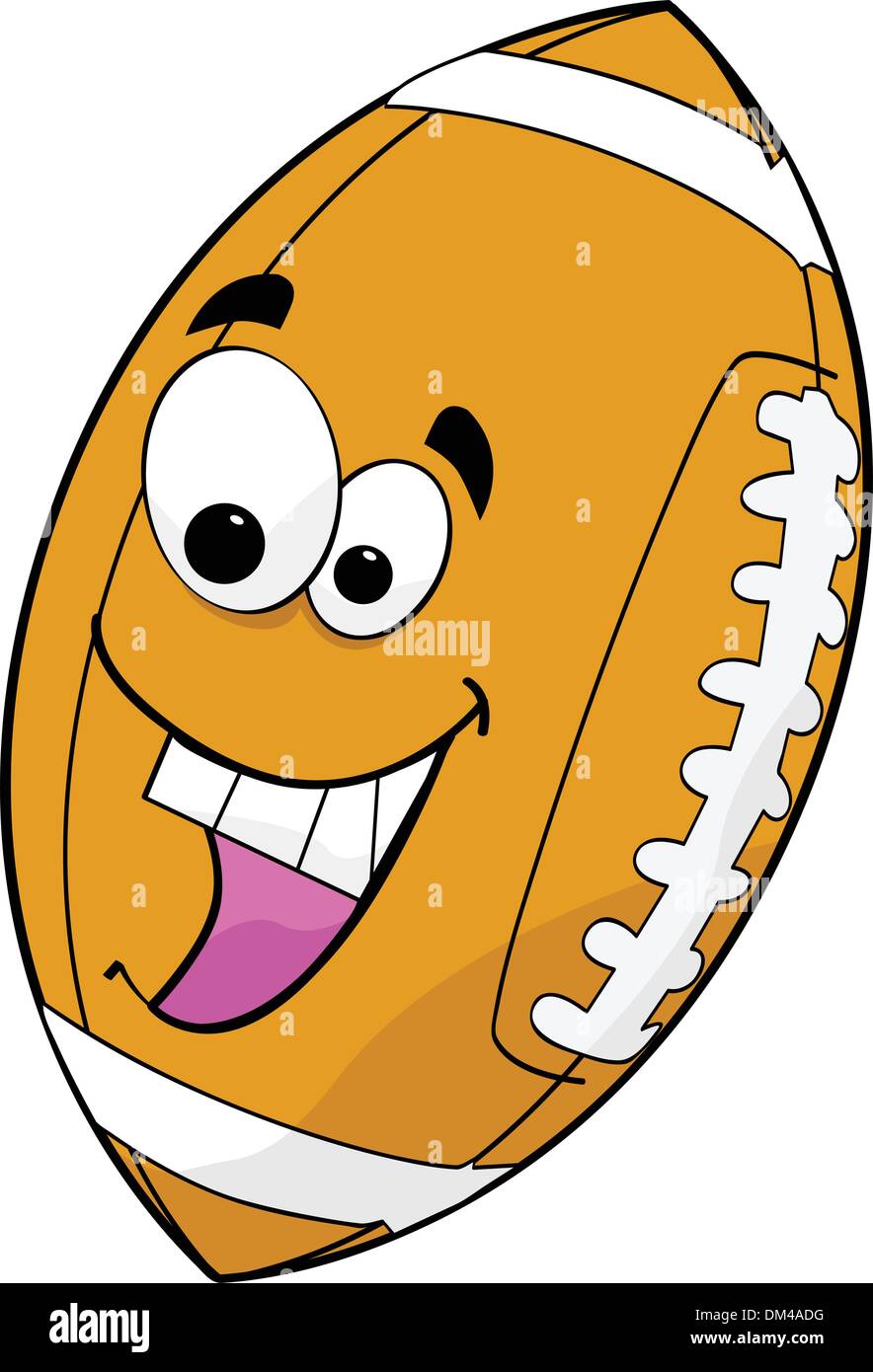 Football Happy Face Illustration Stock Vector Images - Alamy