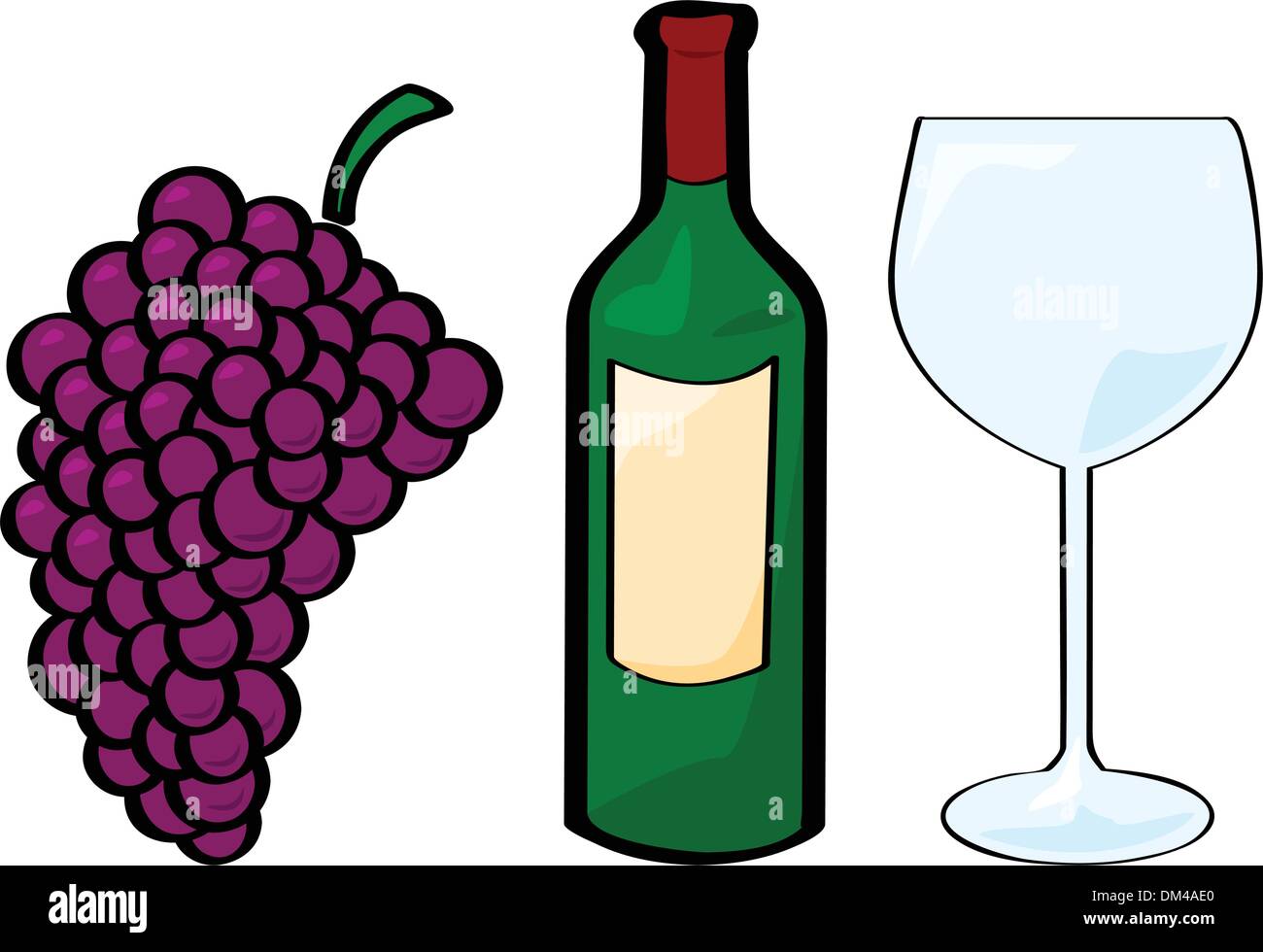 Organic winemaking Stock Vector Images - Alamy