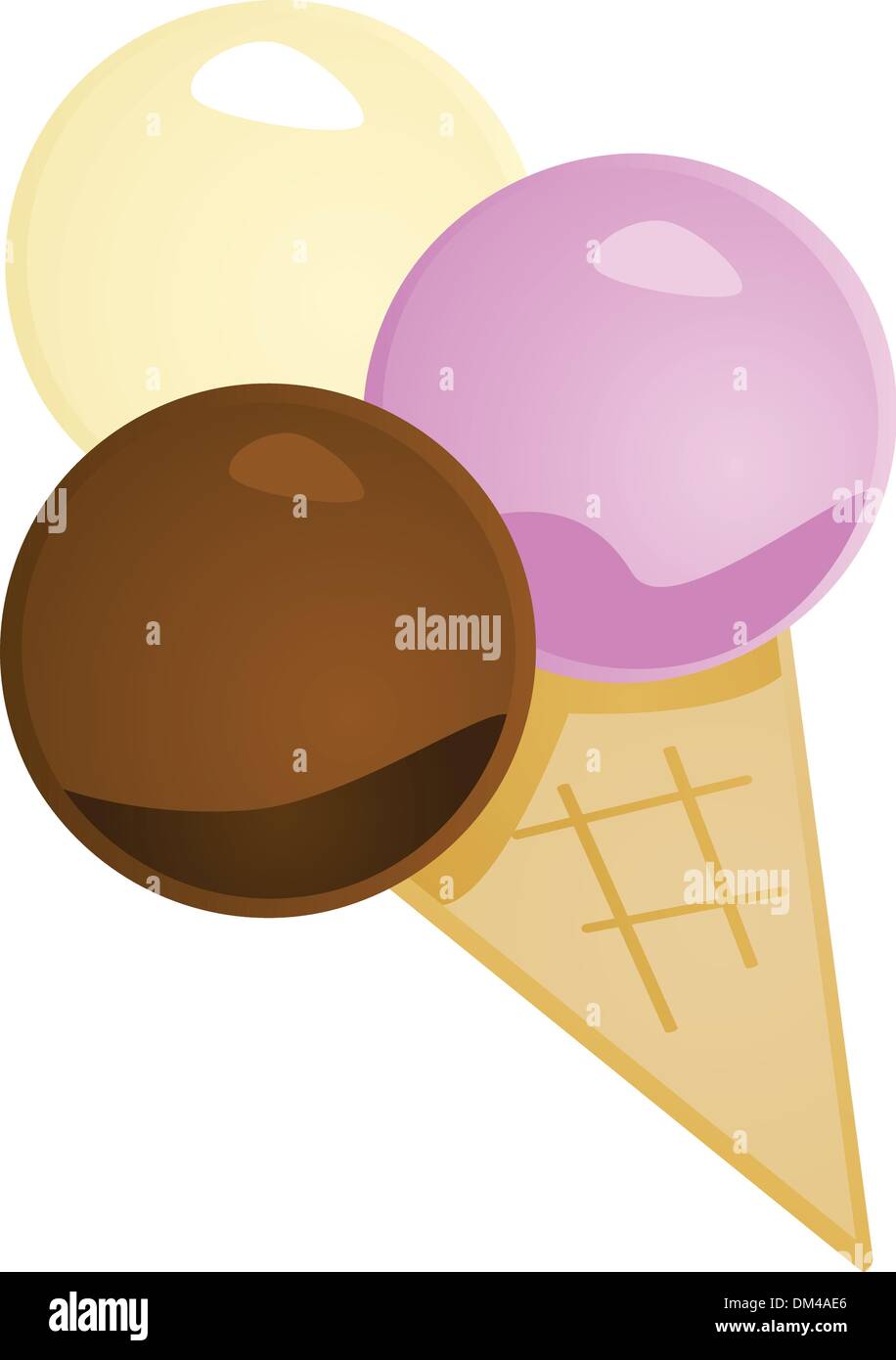 Freezing ice cream Stock Vector Images - Alamy