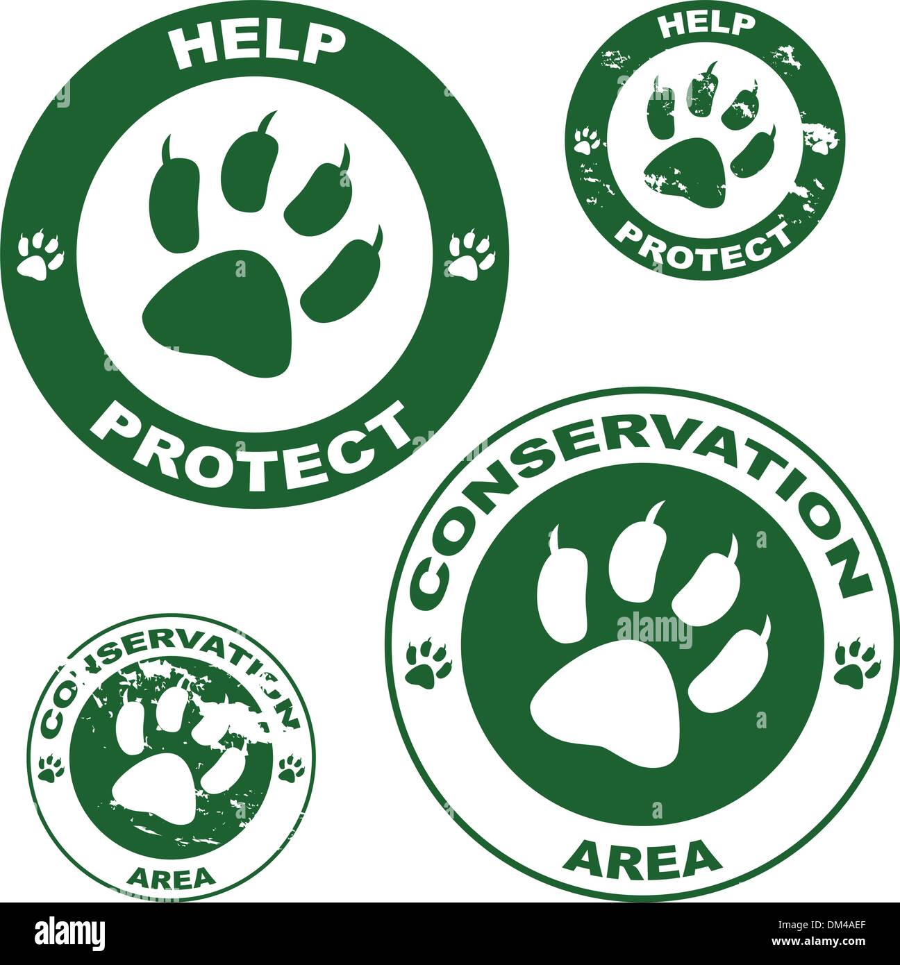 Animal and conservation Stock Vector Images - Alamy