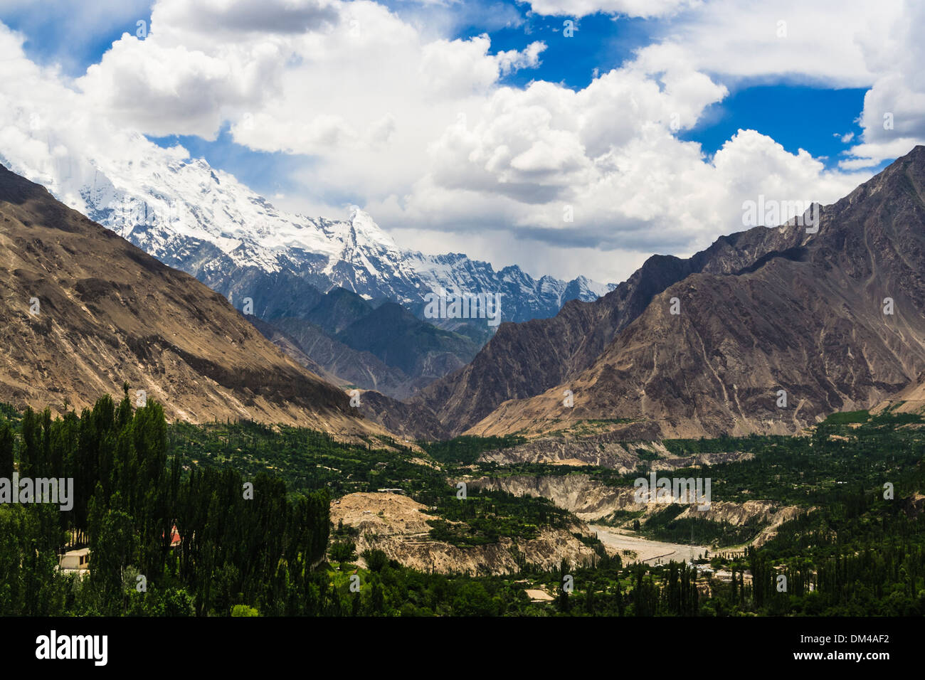 Mt Rakaposhi the 27th highest in the world as seen from Karimabad ...