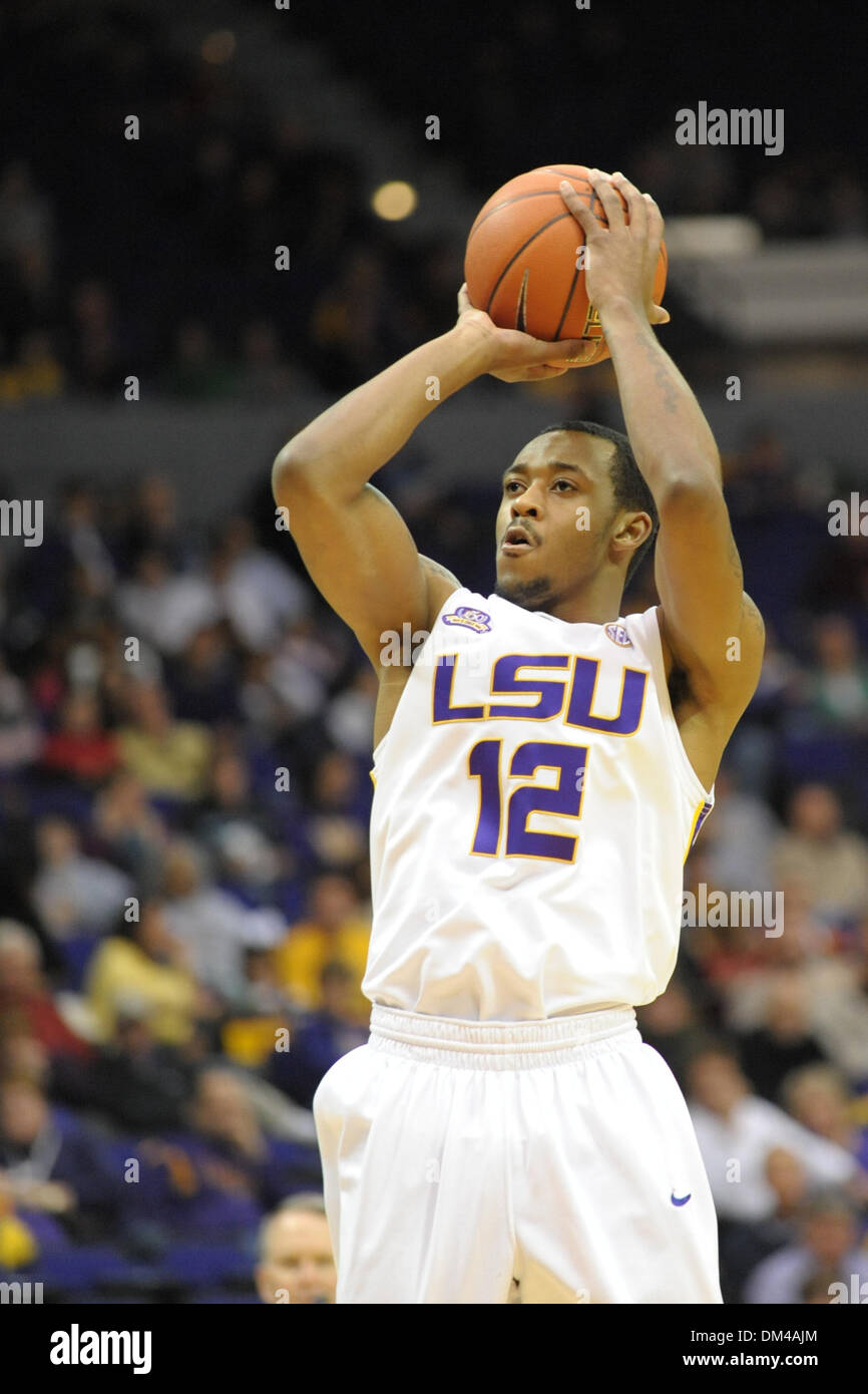 LSU guard, #12 Aaron Dotson, shoots a basket during a non-conference ...