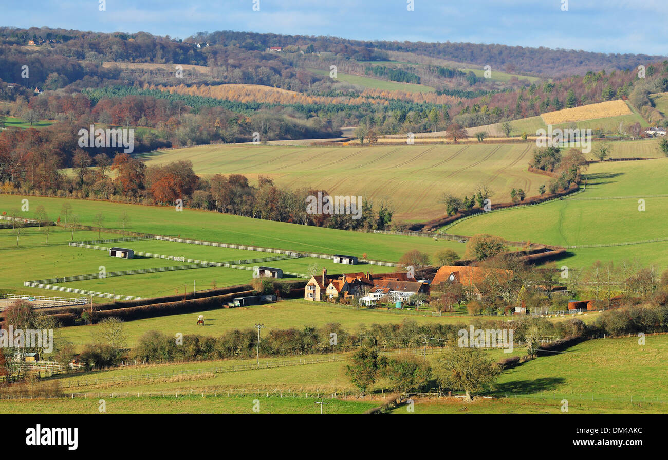 English rural landscape in chiltern hi-res stock photography and images ...