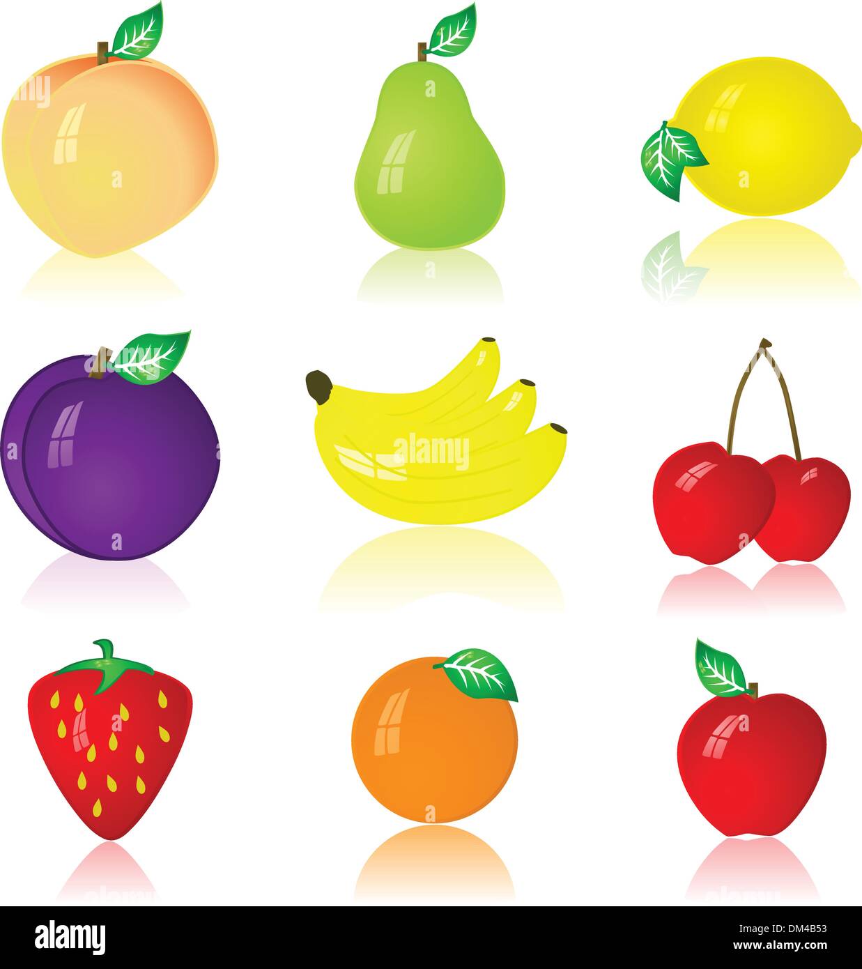 Fruits orchard Stock Vector Images - Alamy