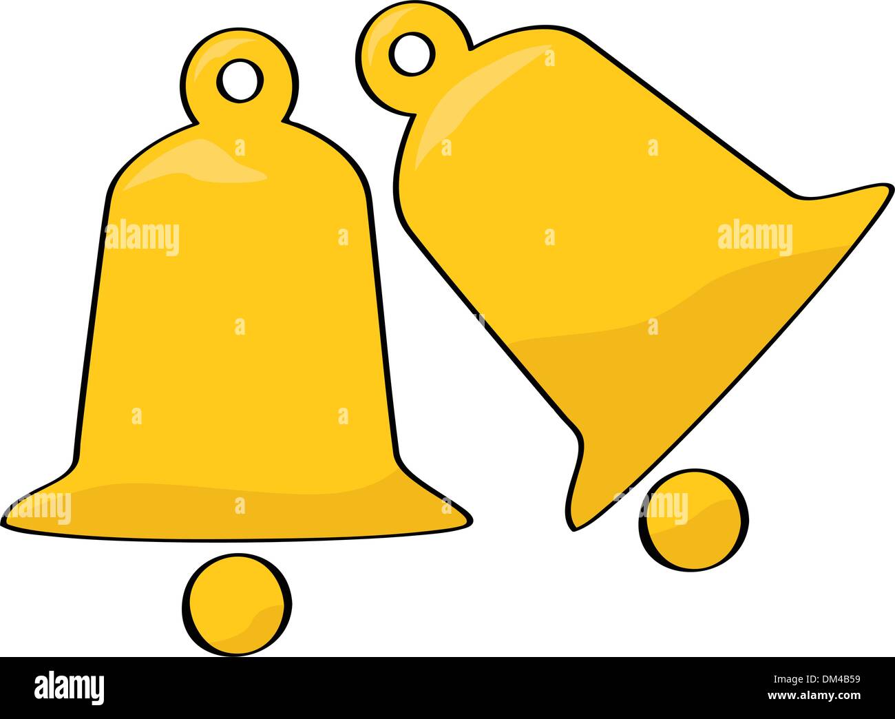Two church bells Stock Vector Images - Alamy