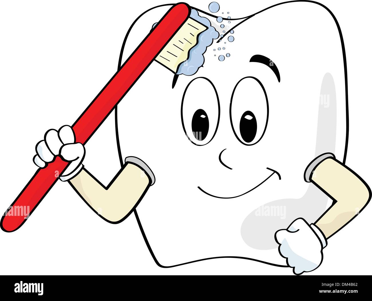 Tooth brushing itself Stock Vector Image & Art - Alamy