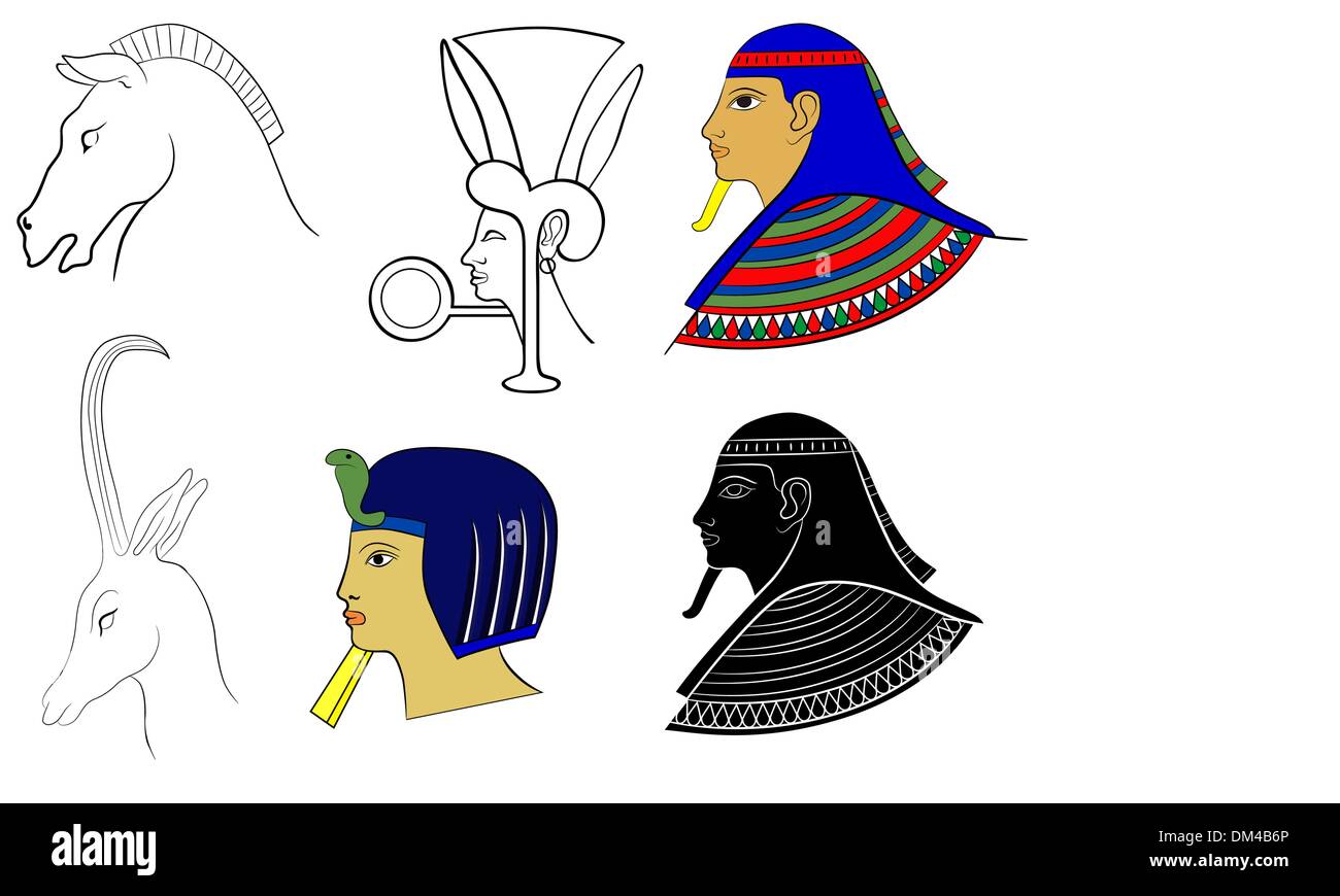 Egyptian ornaments hi-res stock photography and images - Alamy