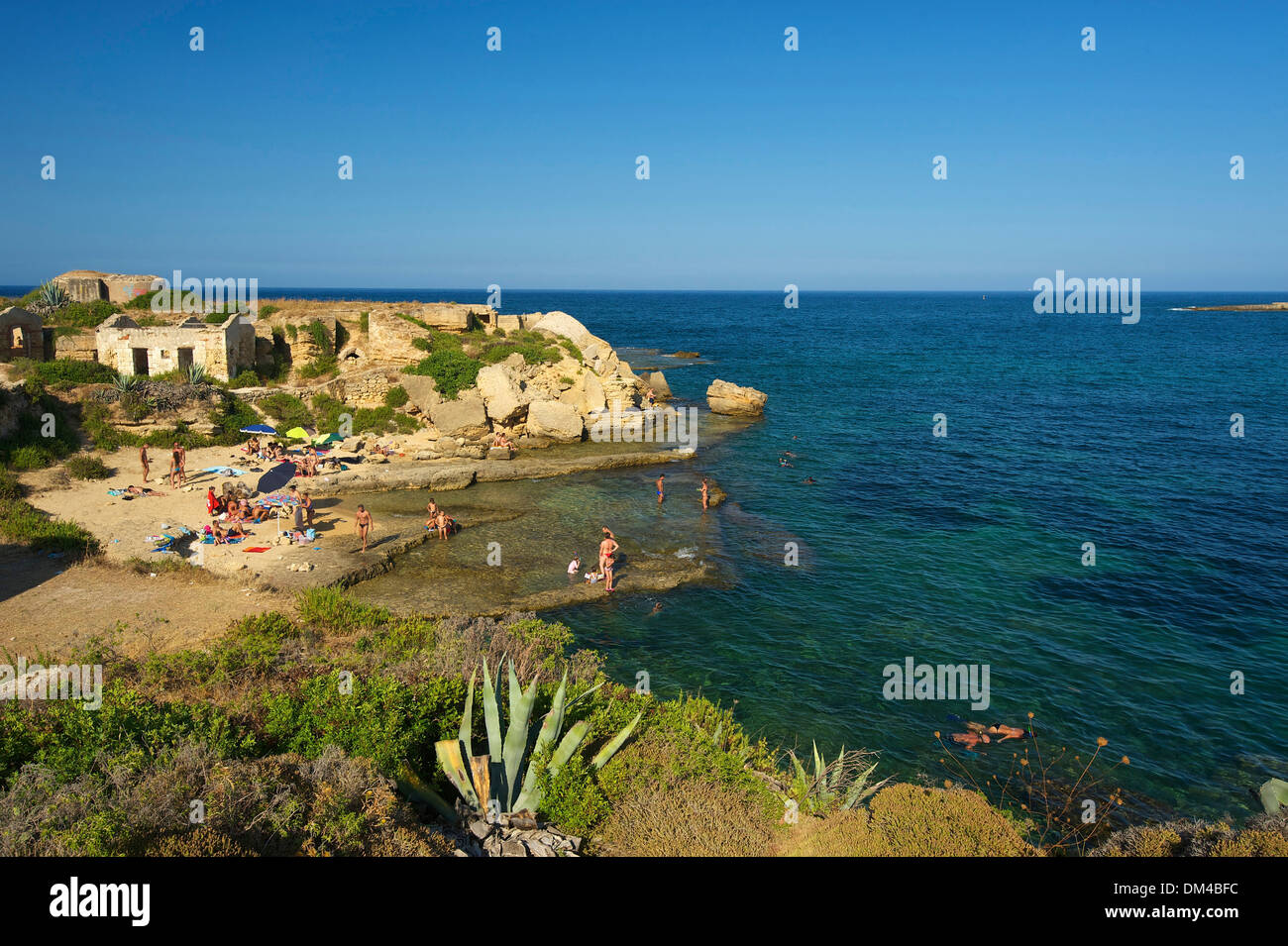 Italy Sicily South Italy Europe island Punta della Mola Penisola della ...