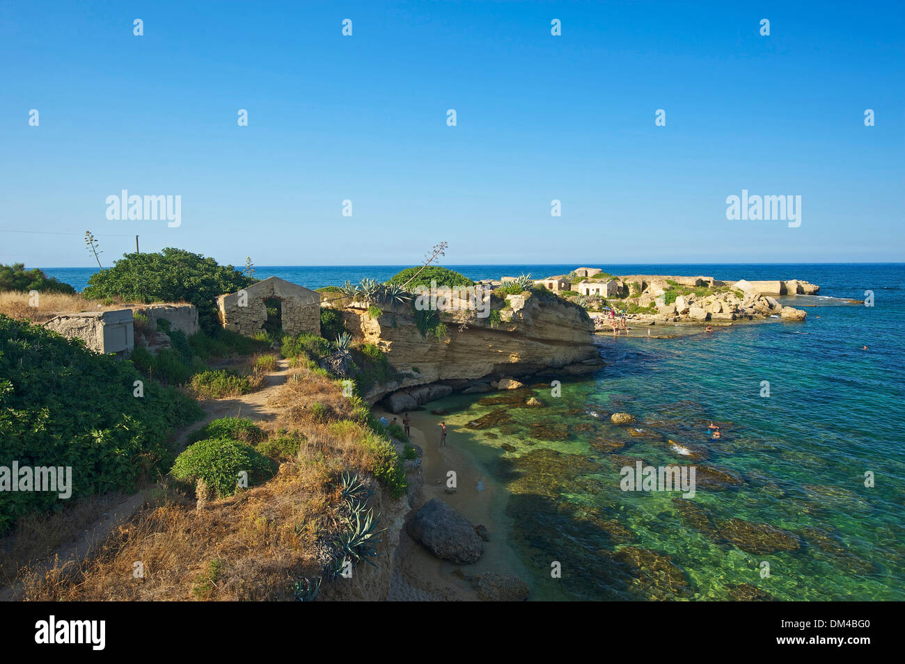 Sicily Italy South Italy Europe island Punta della Mola Penisola della ...