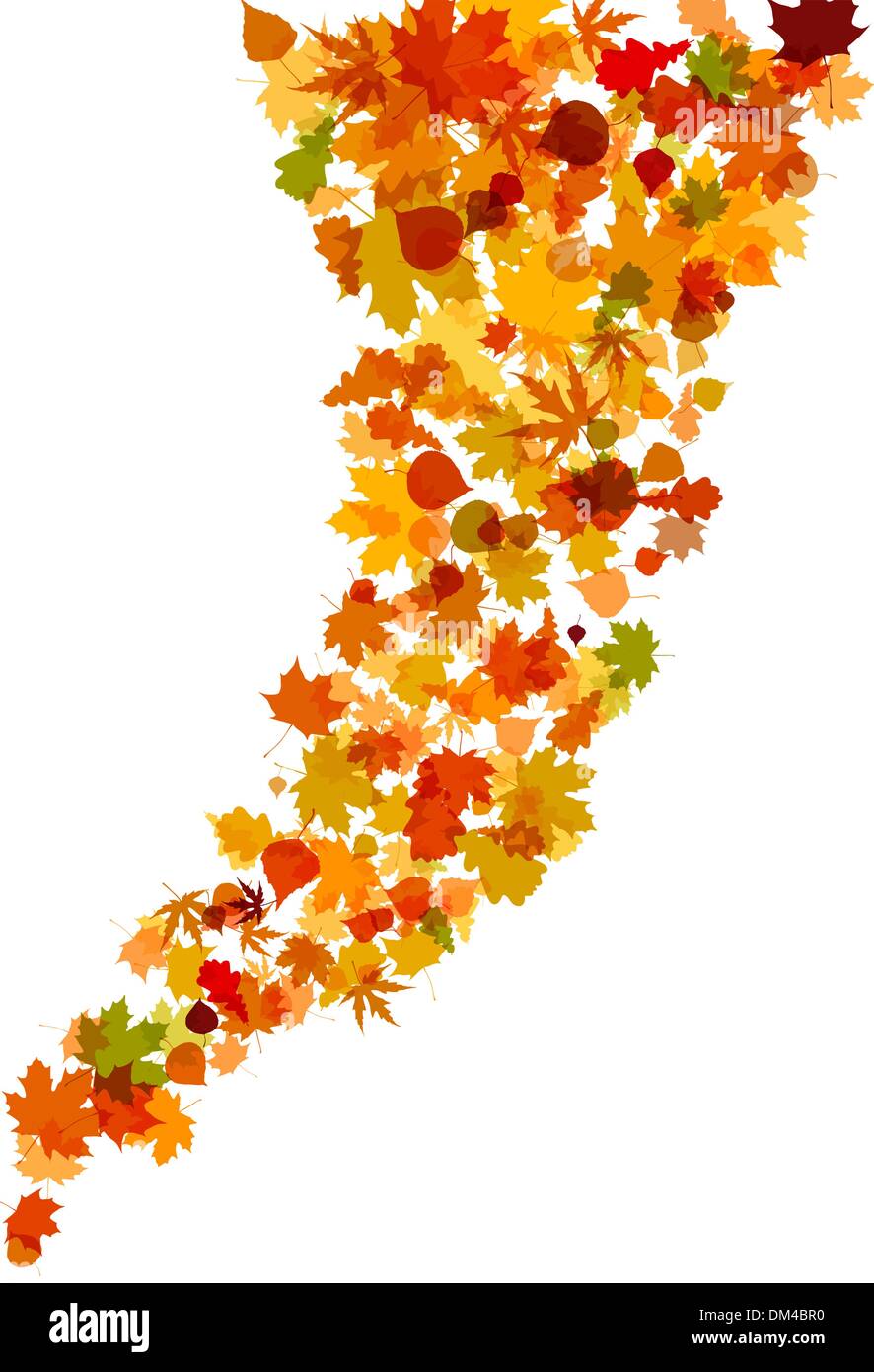 Abstract Leaves Background Stock Vector Image & Art - Alamy