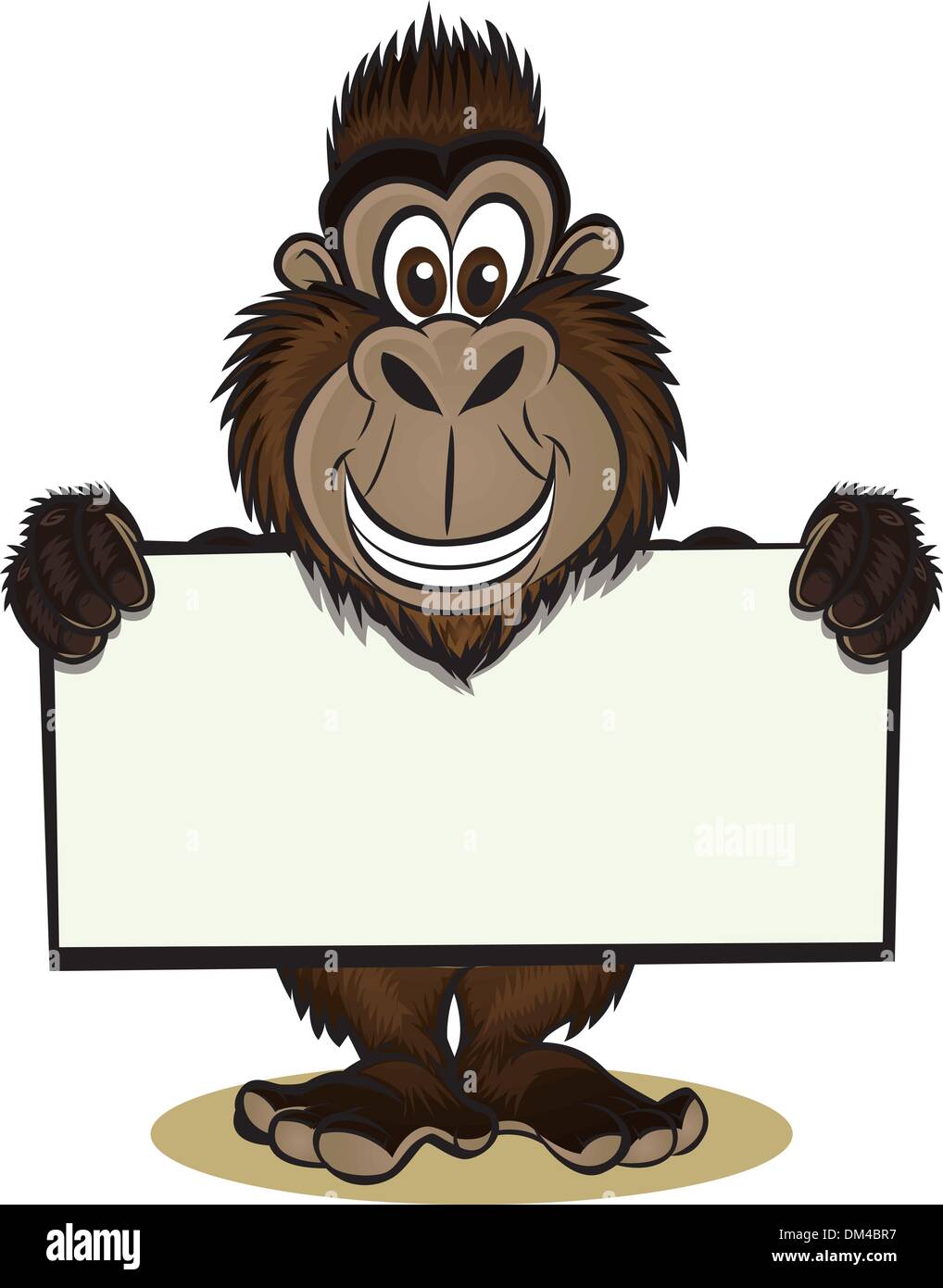Monkey holding sign hi-res stock photography and images - Alamy