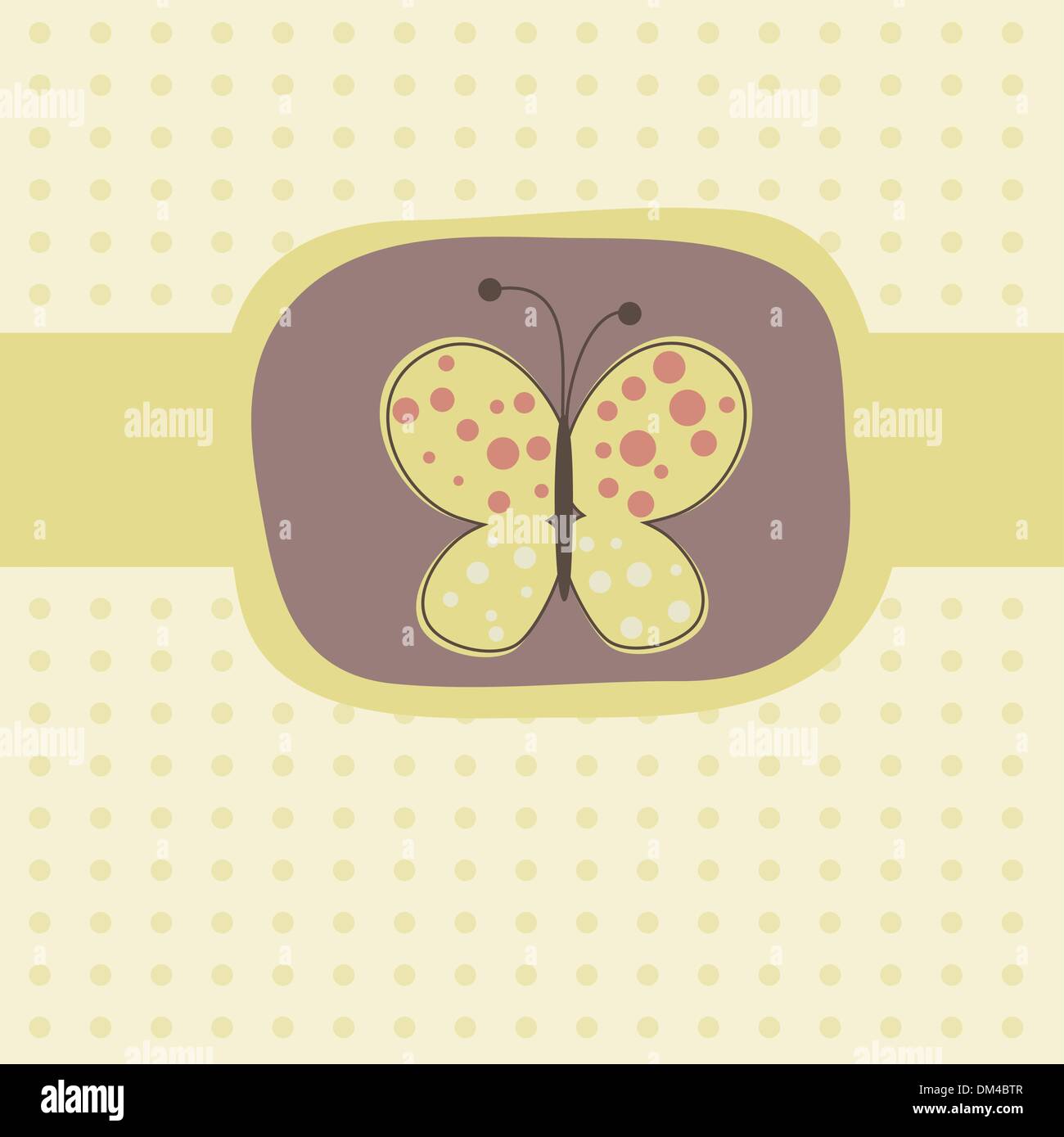 Baby design with butterfly Stock Vector Image & Art - Alamy