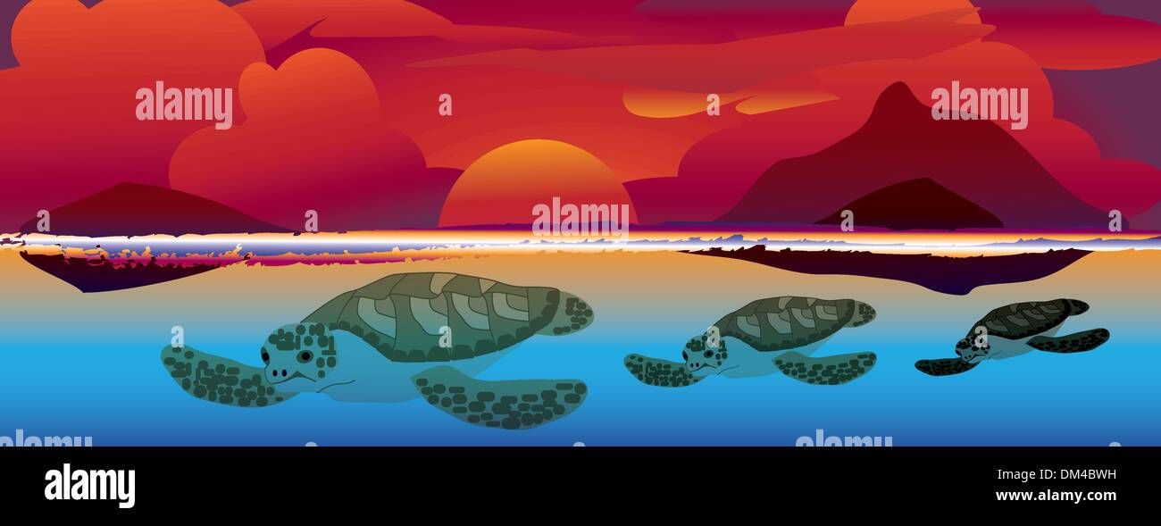 Swimming pink Stock Vector Images - Alamy