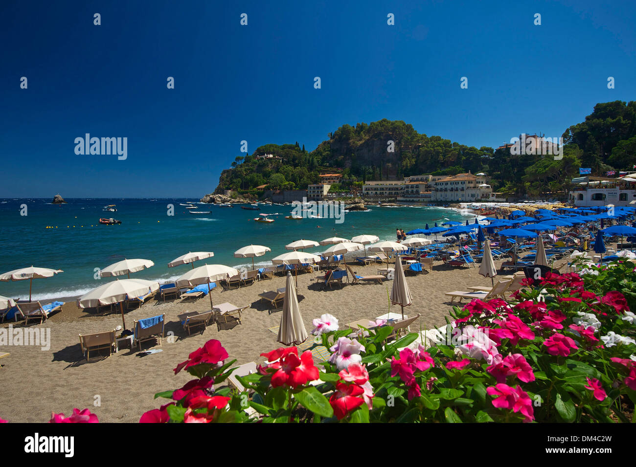 Italy Sicily South Italy Europe island Mazzaro bay Taormina province ...
