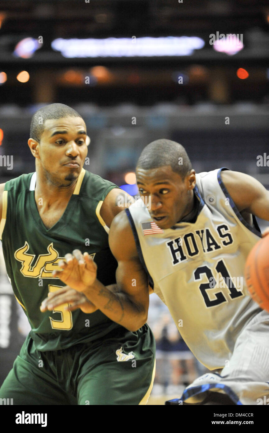 Washington D.C. Verizon Center. .Georgetown's Jason Clark (21) getting ...