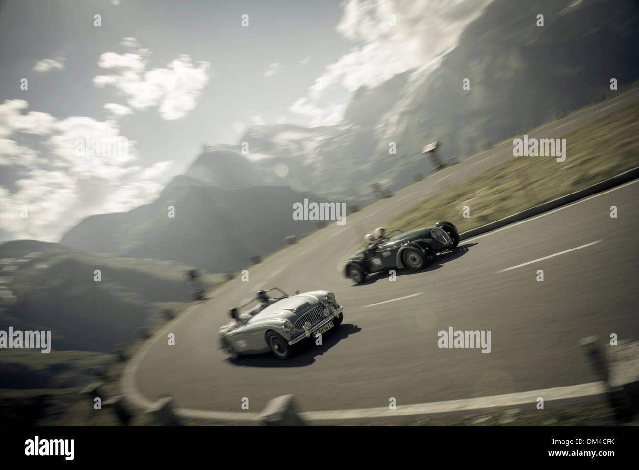 Austin Healey and Healey Silverstone at Grossglockner Grand Prix ...