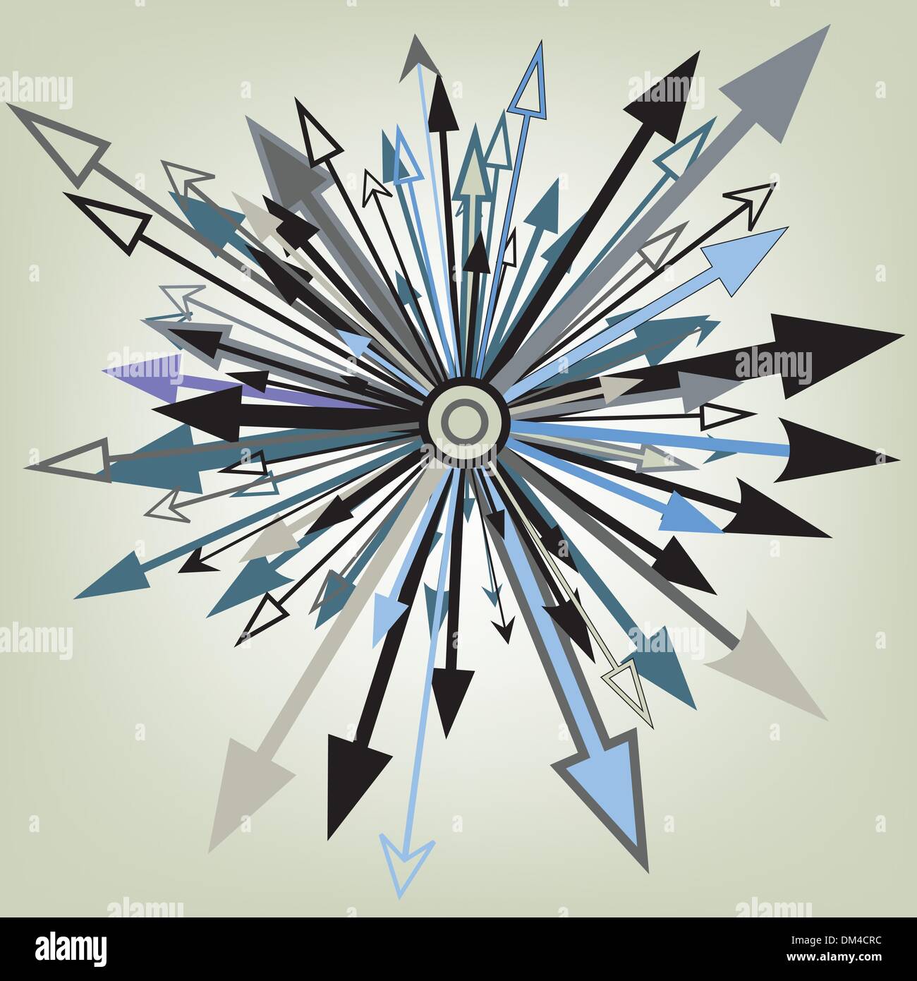 Confusion arrows Stock Vector Images - Alamy