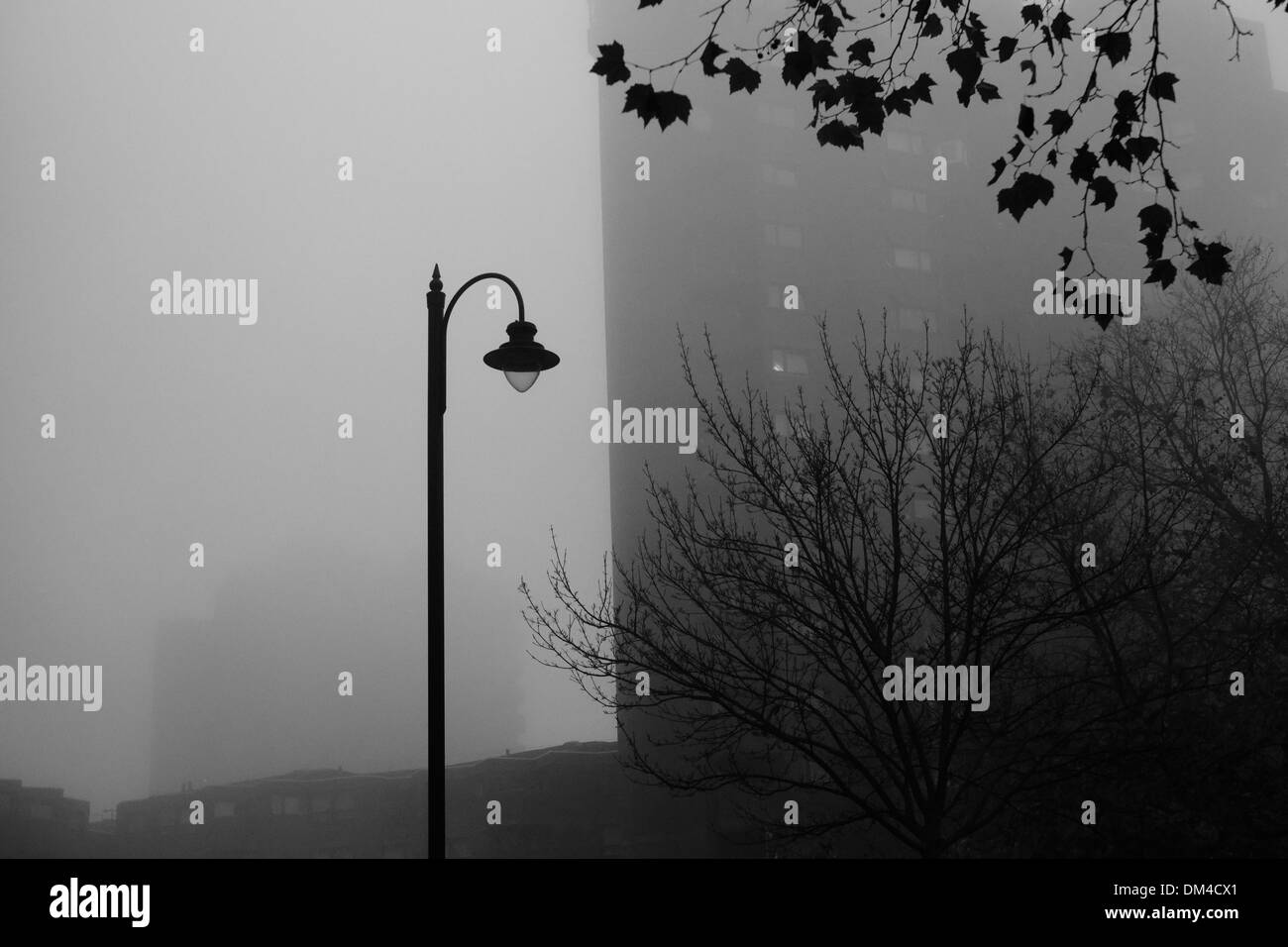 Fog block Black and White Stock Photos & Images - Alamy