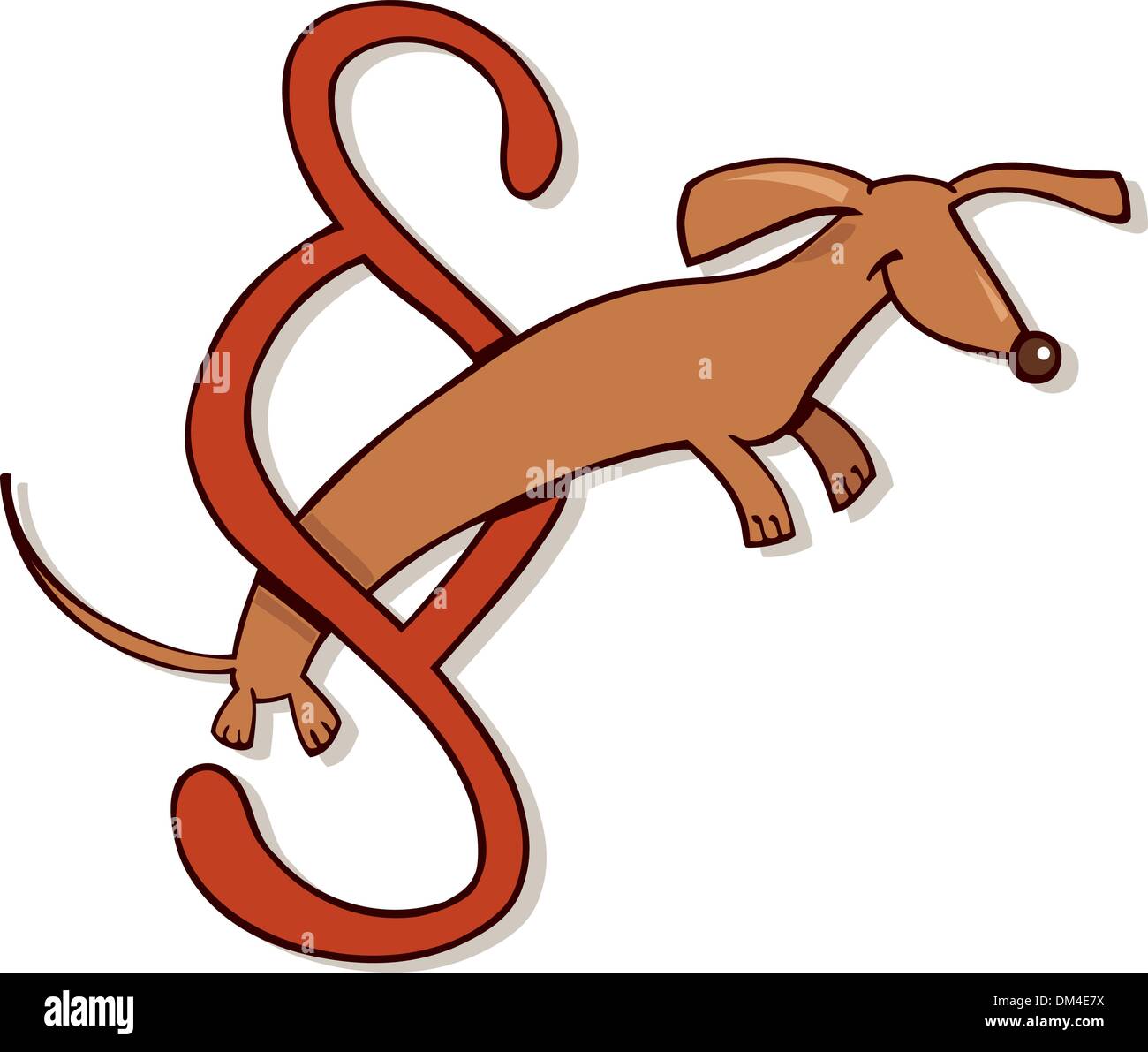 Cartoon illustration dog judge hi-res stock photography and images - Alamy