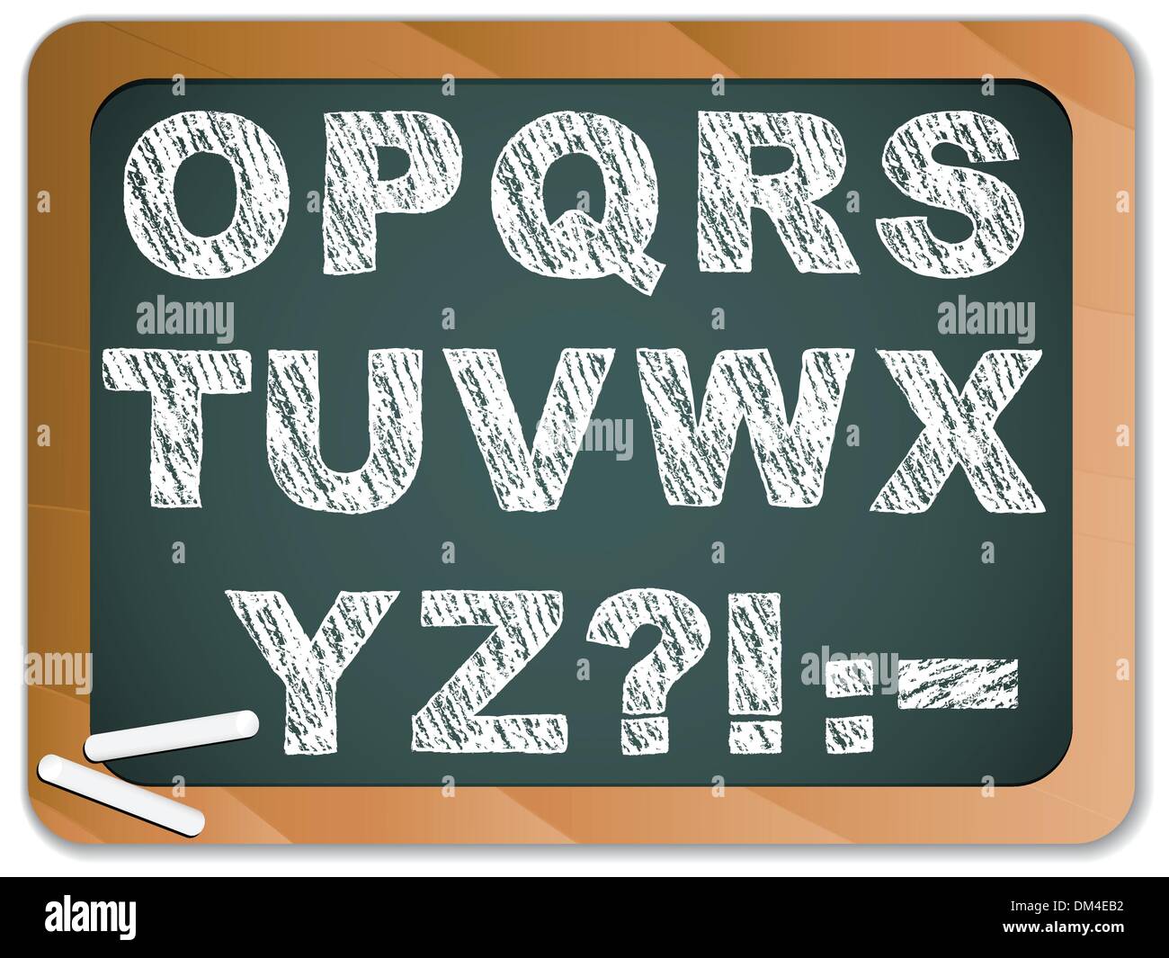 Learn alphabet write writing Stock Vector Images - Alamy