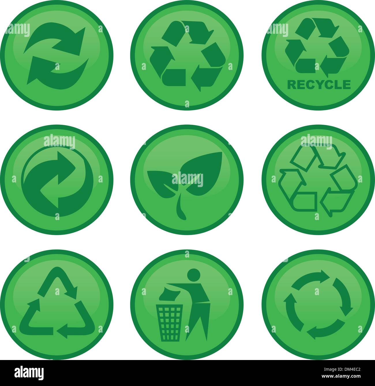 Recycle environment cleanup Stock Vector Images - Alamy