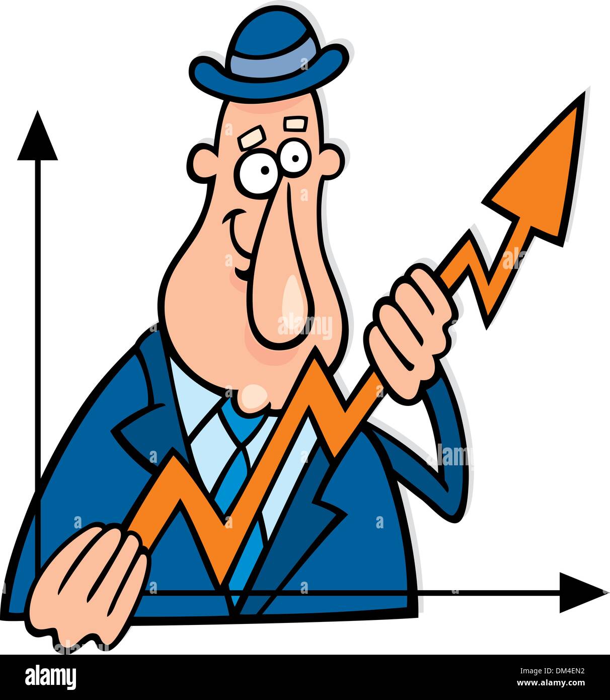 Cash graph Stock Vector Images - Alamy