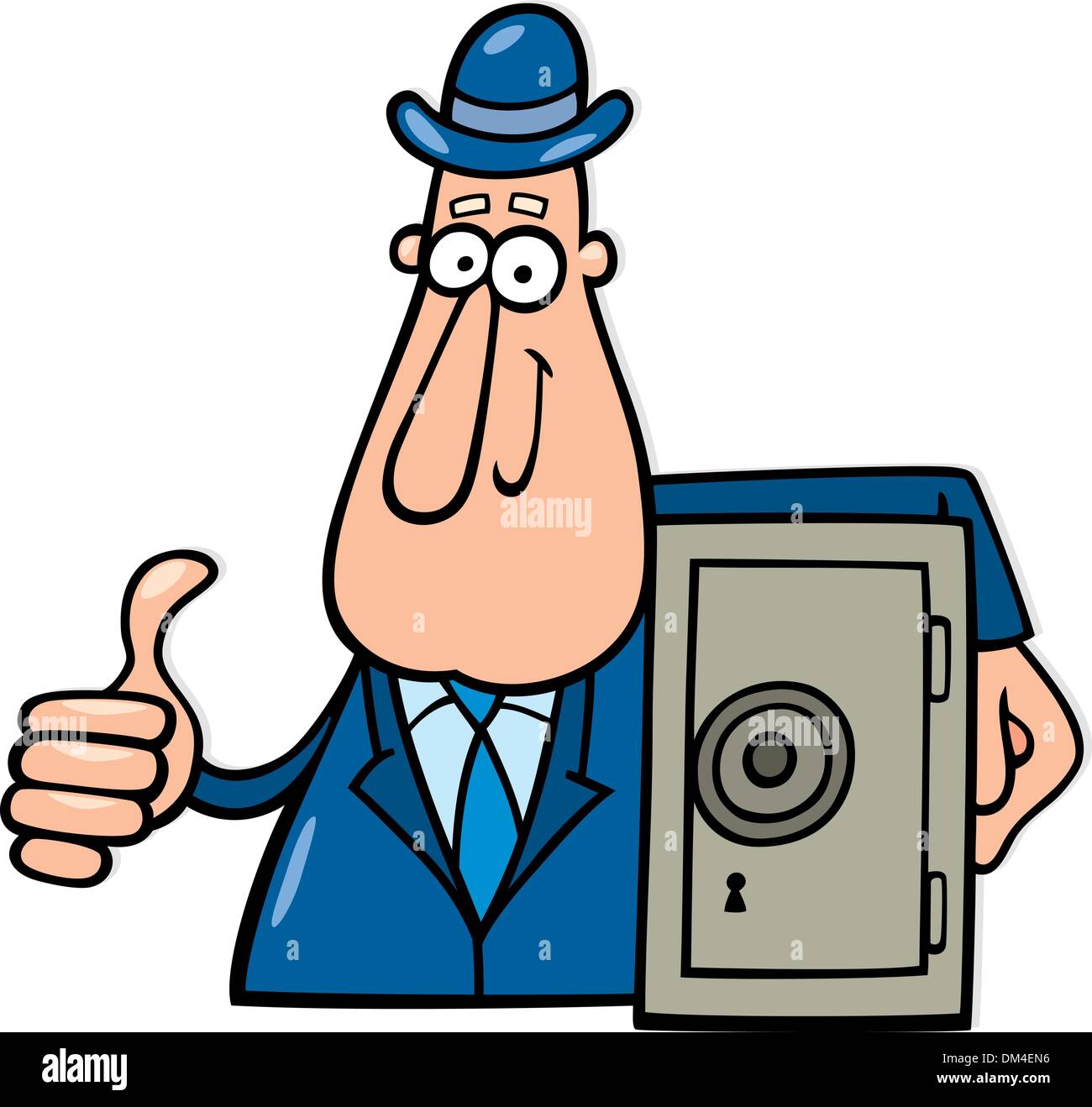 man with safe Stock Vector Image & Art - Alamy