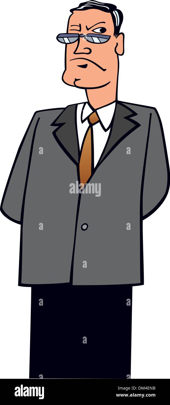 Strict boss Stock Vector Images - Alamy