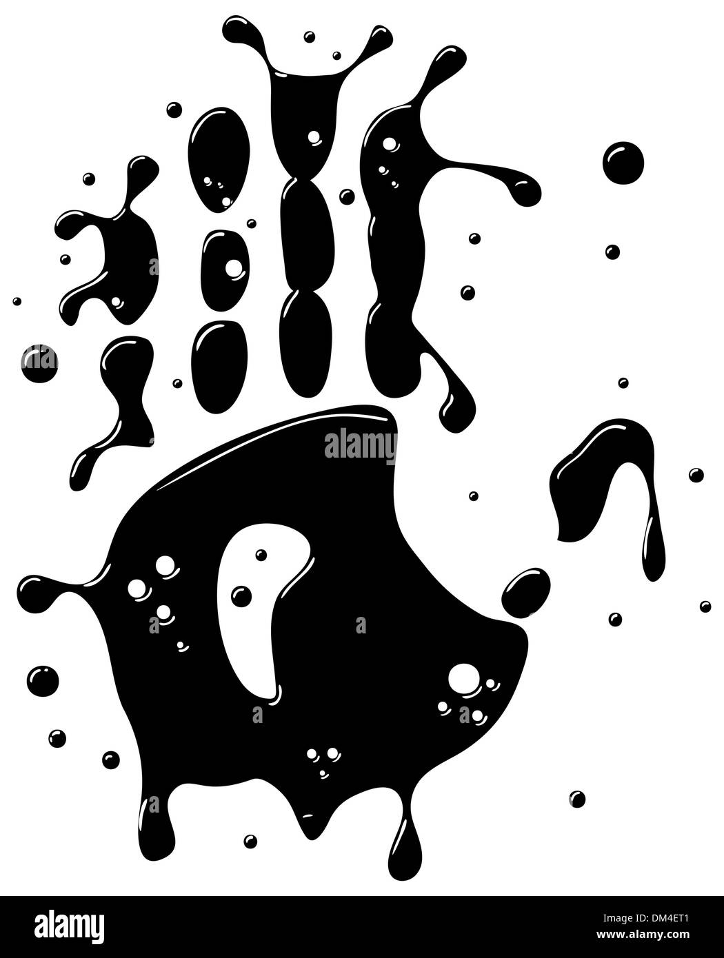 Liquid form Stock Vector Images - Alamy